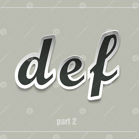 Vector Paper Uppercase Alphabet with Shadows Stock Illustration ...