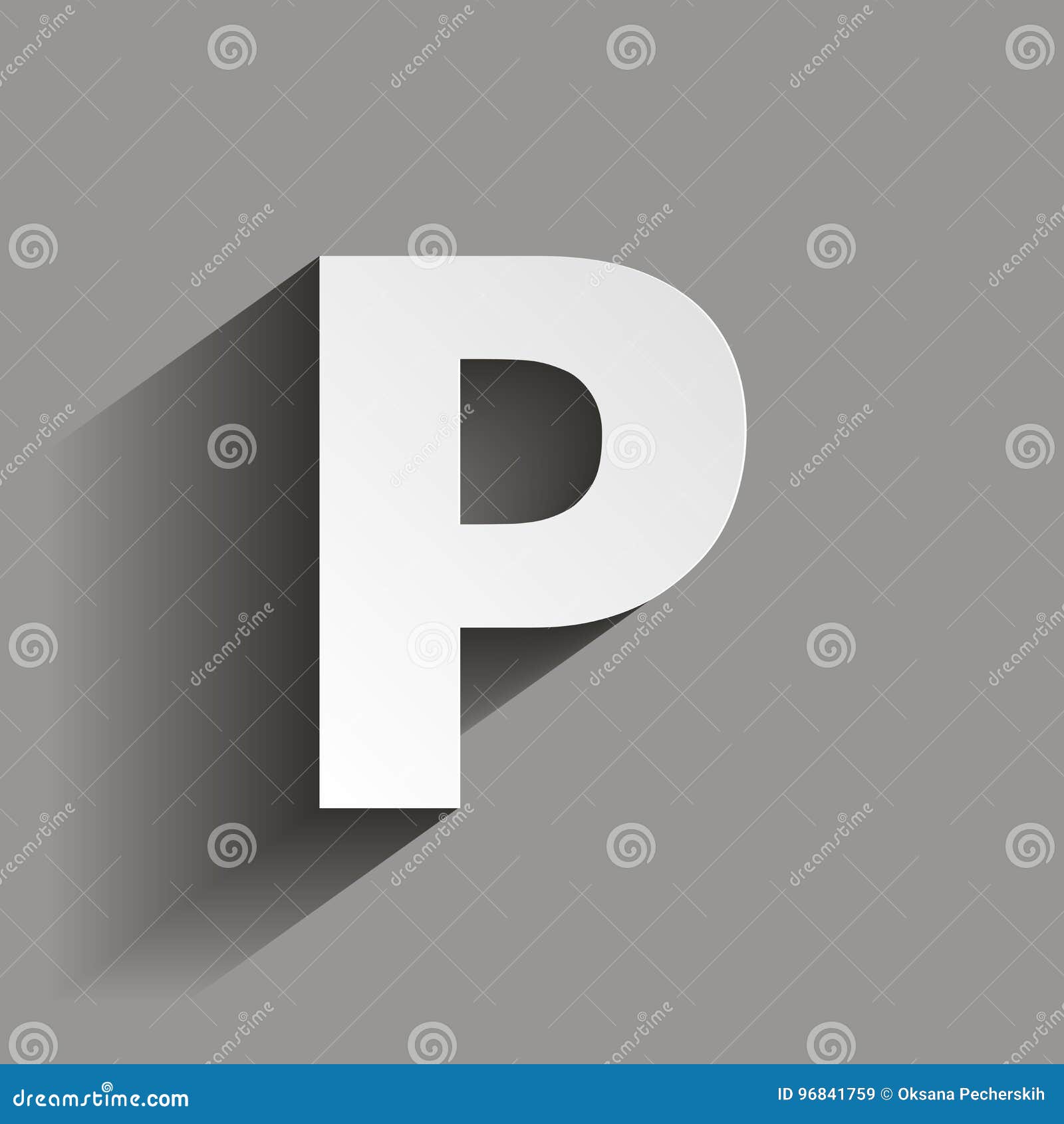 Vector Parking Icon, Includes Inscription P. Parking Sign.Vector Icon ...