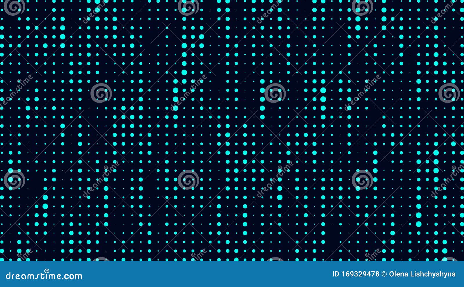 Vector Particle Model. Hacked Code. Abstract Halftone Texture Stock ...