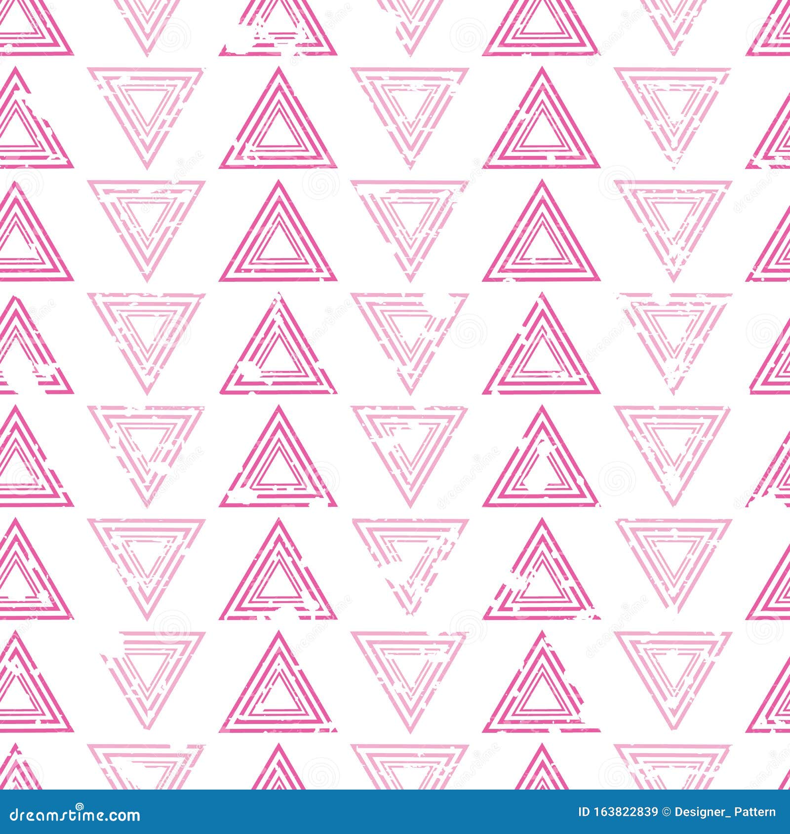 Vector Pastel Pink Abstract Triangle Shape with Stock Vector ...