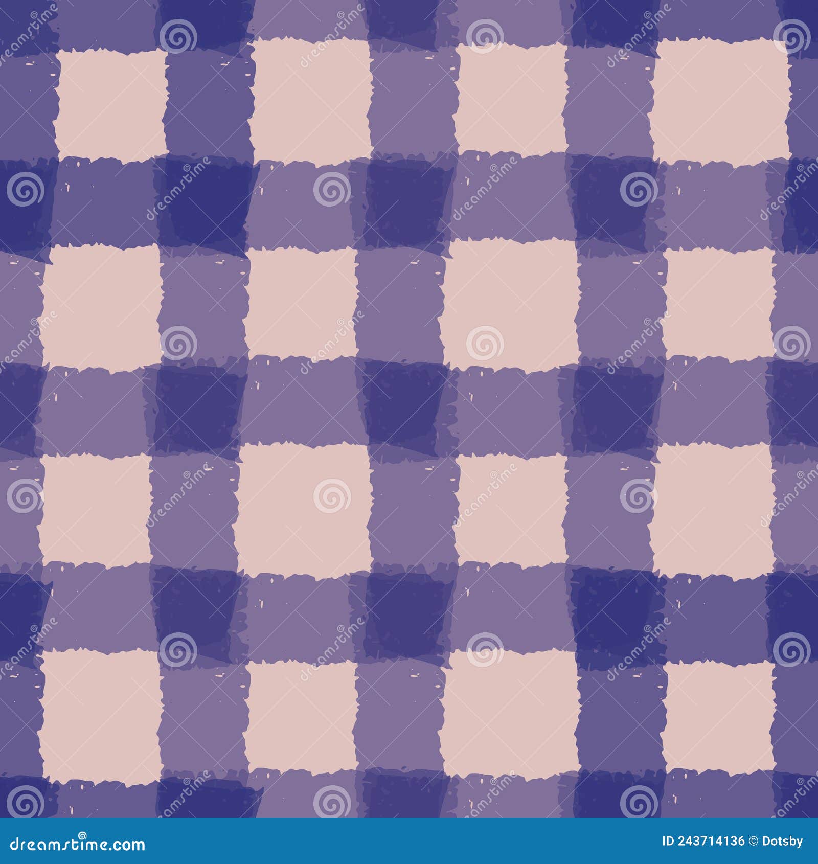 Vector Pink Violet Grid Checkered Seamless Pattern Stock Vector ...
