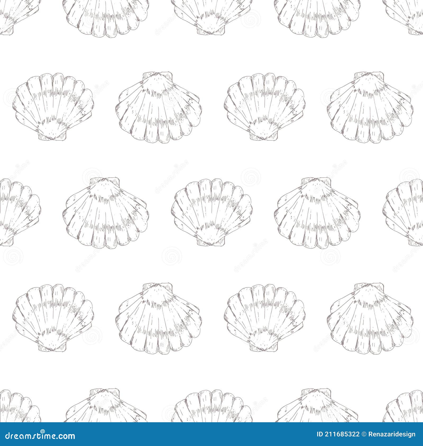 Pastel Seashells Clip Art Royalty-Free Illustration | CartoonDealer.com ...