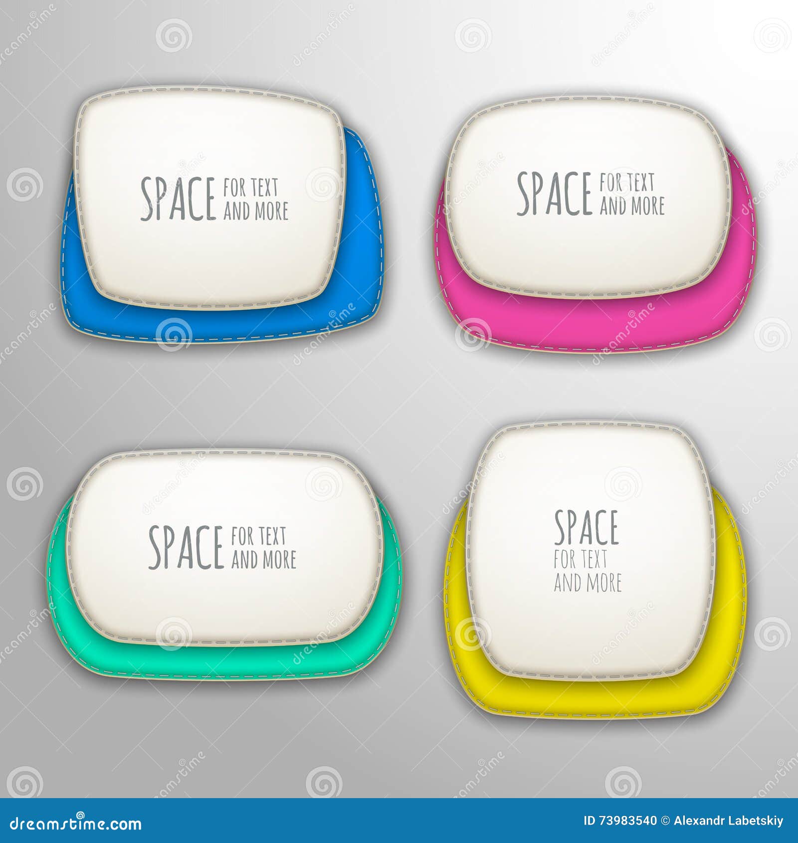 Vector patch banners stock vector. Illustration of geometric - 73983540