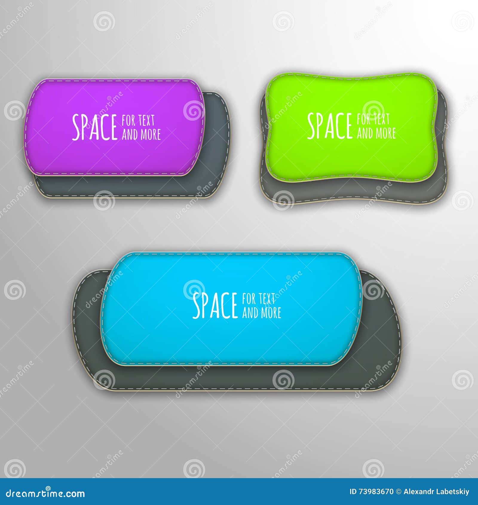 Vector patch banners stock vector. Illustration of advertising - 73983670