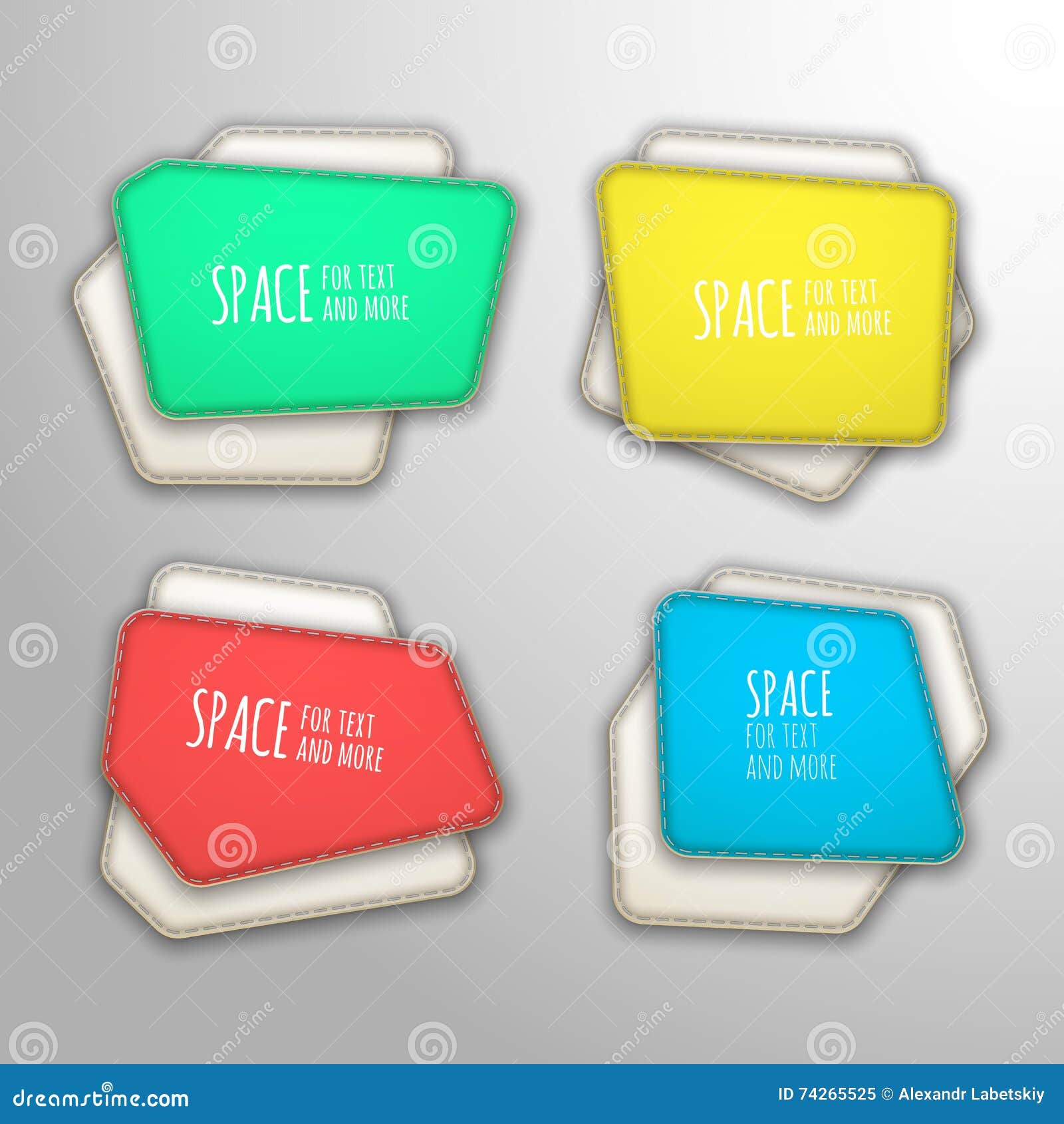 Vector patch banners stock vector. Illustration of modern - 74265525