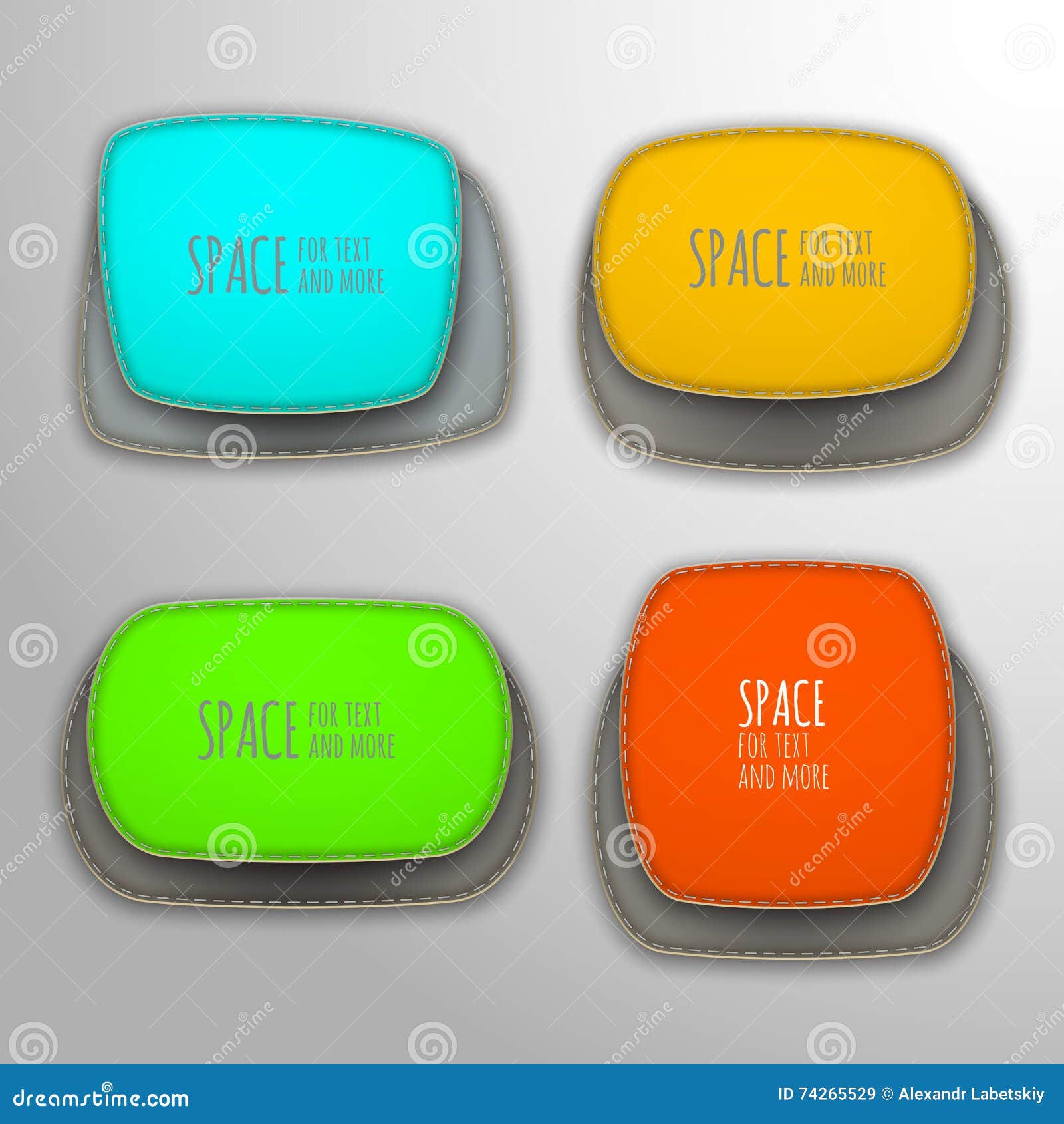 Vector patch banners stock vector. Illustration of banner - 74265529