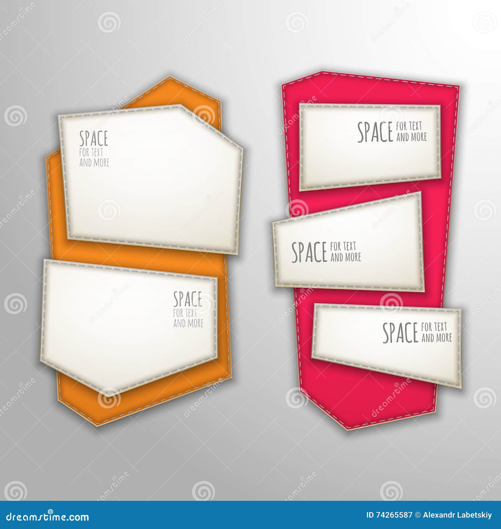 Vector patch banners stock vector. Illustration of element - 74265587