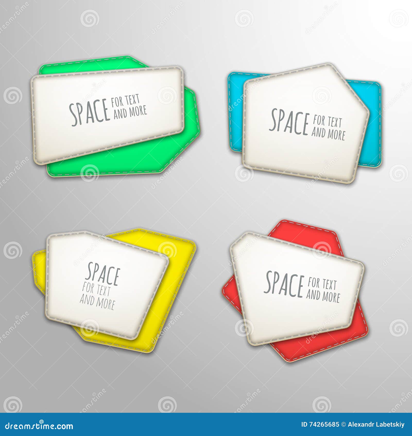Vector patch banners stock vector. Illustration of layout - 74265685