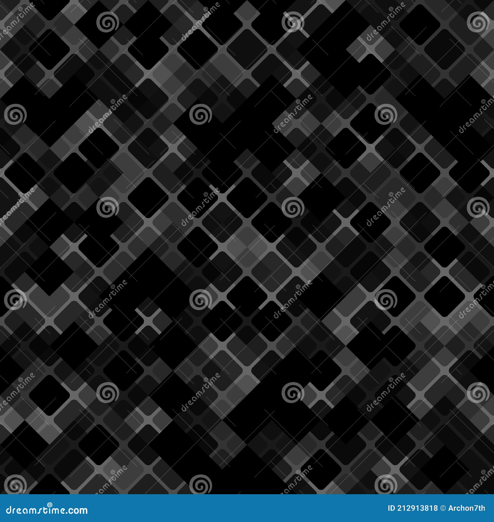 Vector Patchwork Background with Dark Grey and Black Tiles Geometric ...