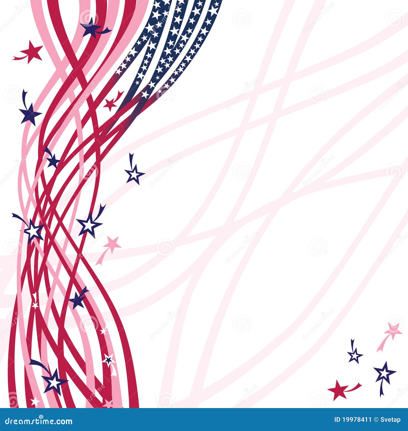 Vector Patriotic Background Stock Vector - Illustration of patriot ...