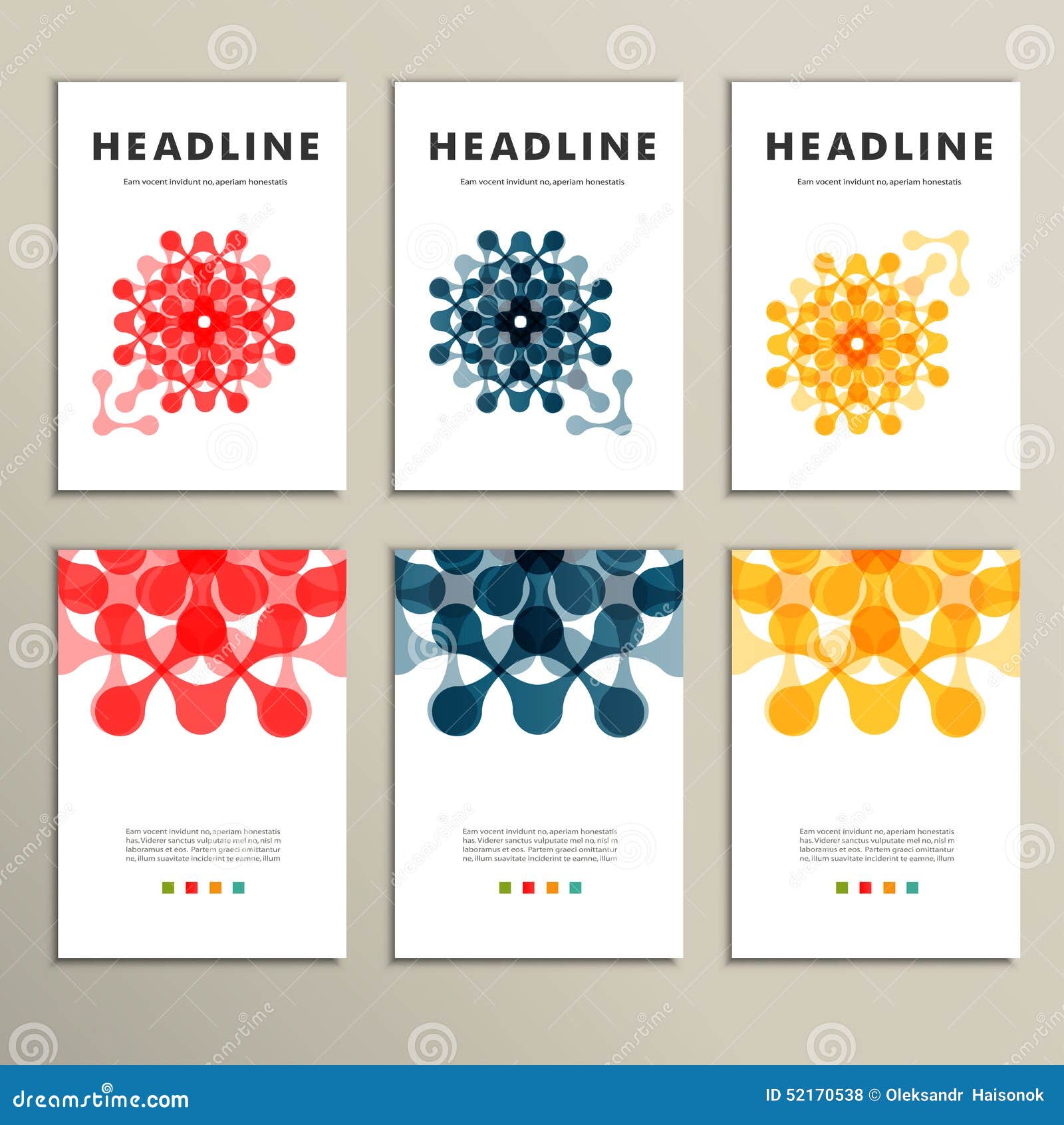 Vector Pattern with Abstract Figures for Design Stock Vector ...