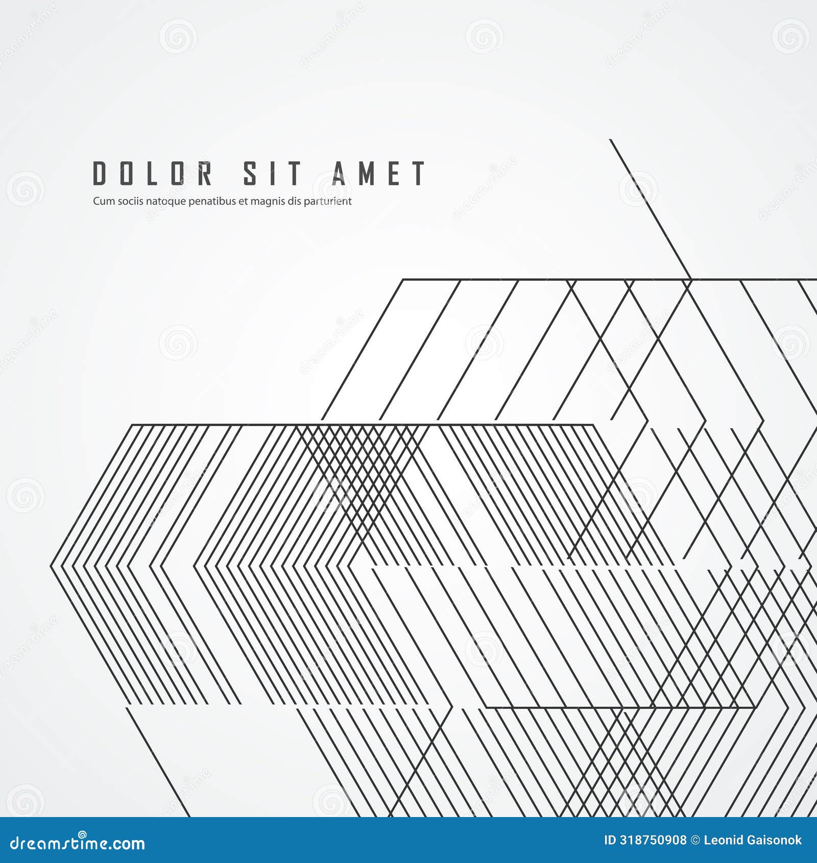 Vector Pattern Connection Lines Hexagons White Background Stock ...