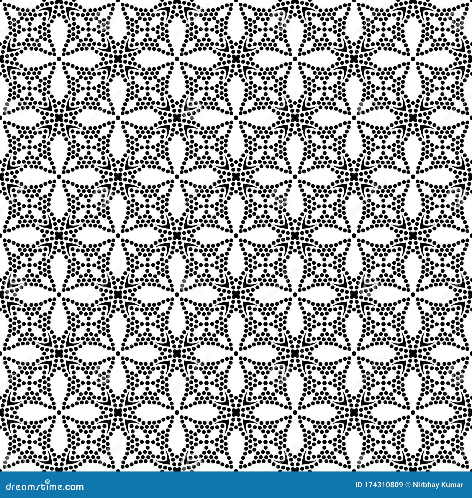 Vector FLOWER Repeated Pattern Design Stock Vector - Illustration of ...