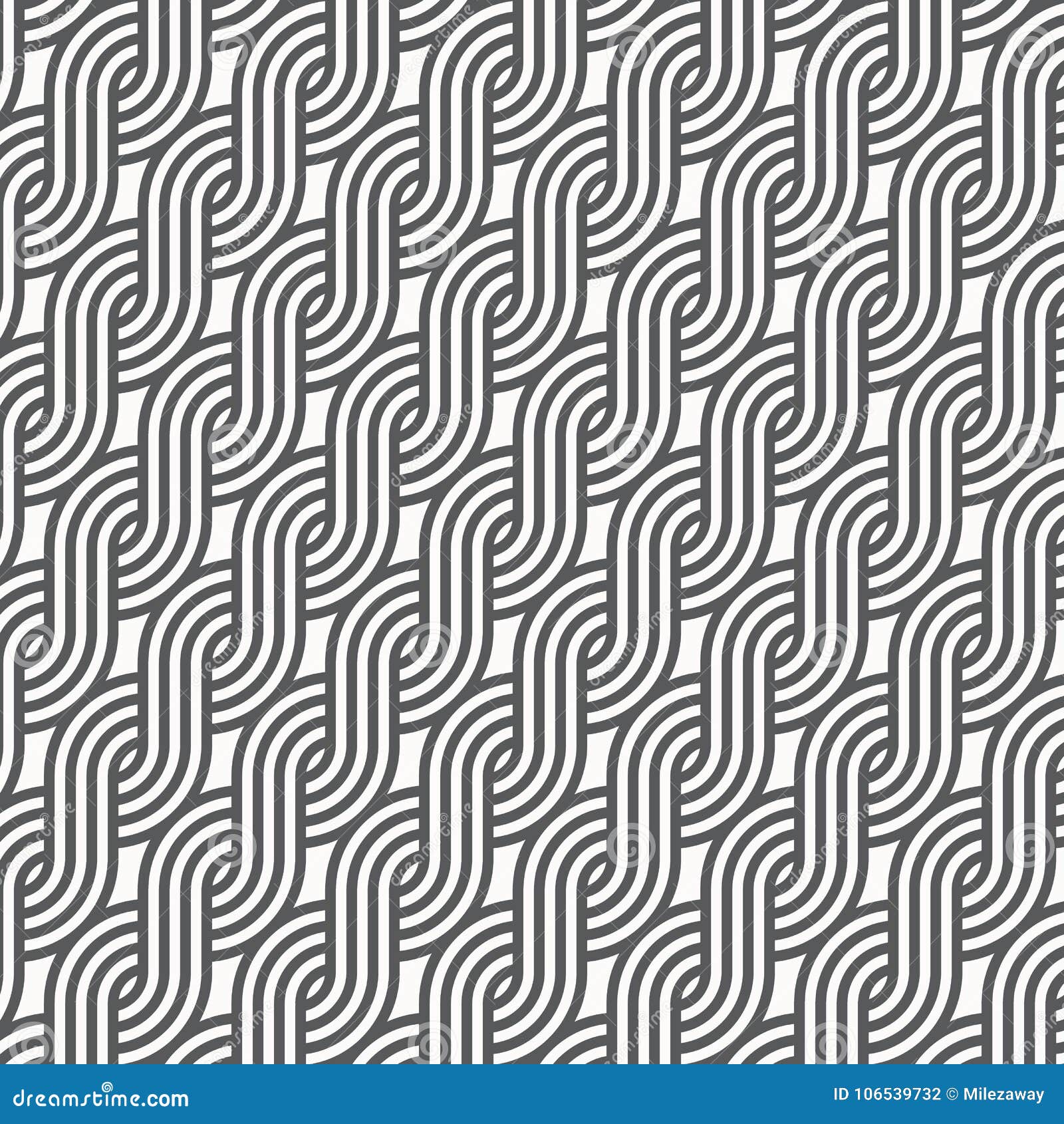 Vector Pattern with Diagonal Braids. Endless Stylish Texture Stock ...
