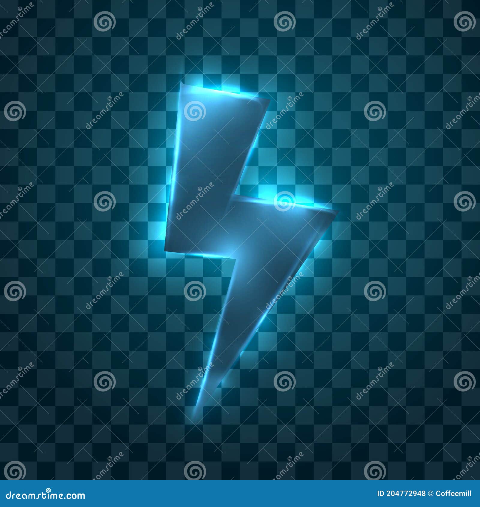 Vector Pattern, Geometric Figure with Glare and Lightning Stock ...
