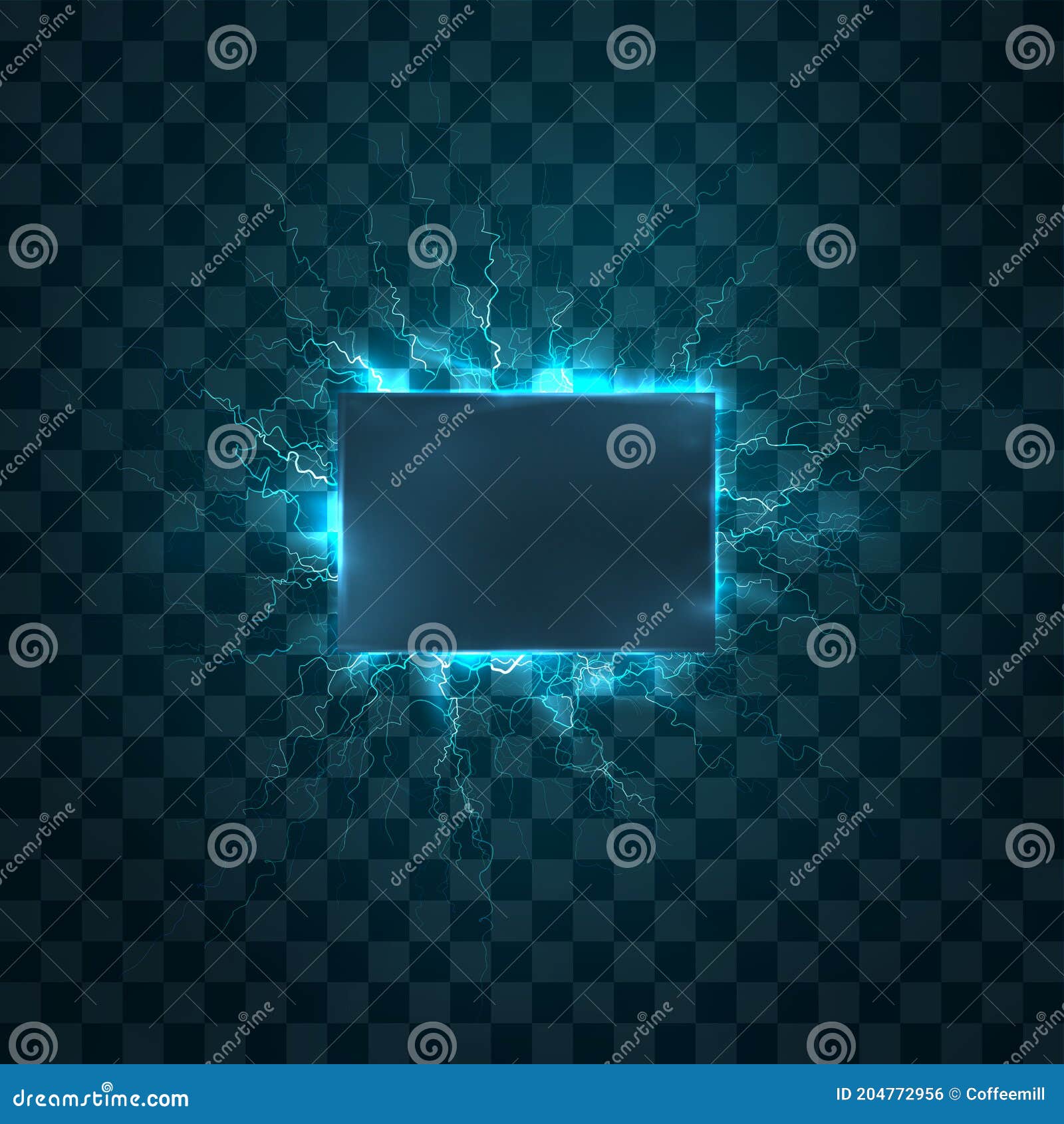 Vector Pattern, Geometric Figure with Glare and Lightning Stock Photo ...