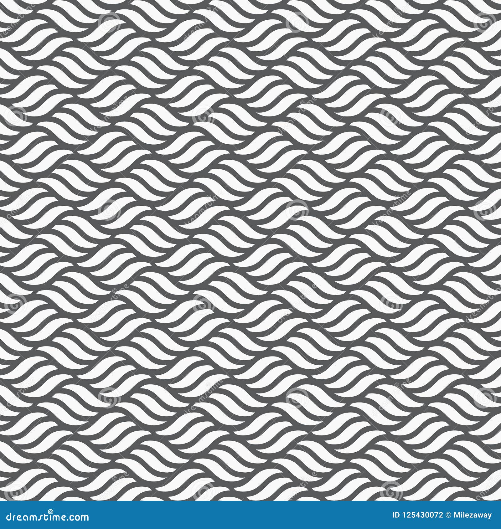 Vector Pattern with Geometric Waves. Endless Stylish Texture. Ripple ...