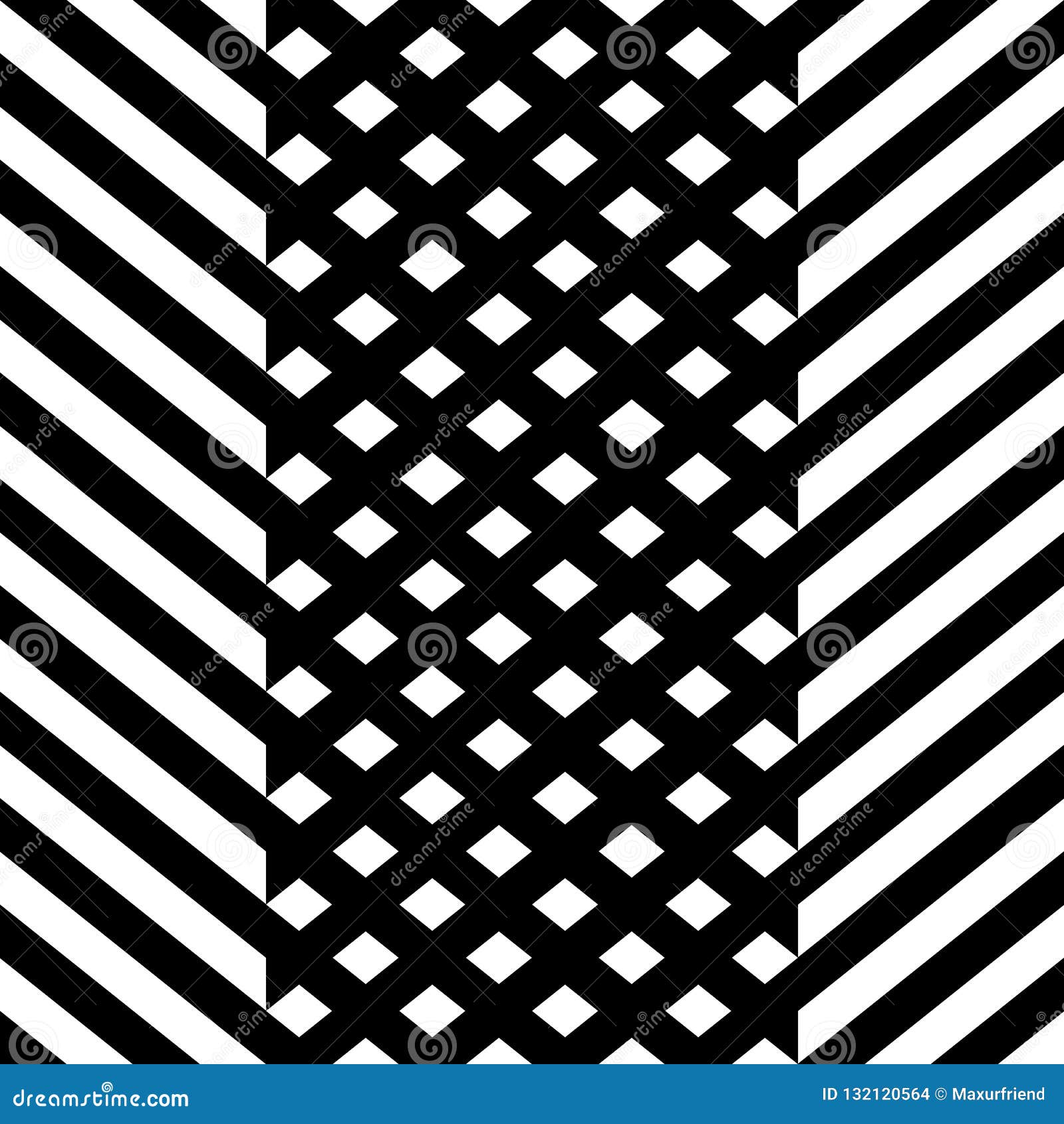 Vector Pattern with the Geometric Zigzag Diagonal Lines Seamless ...