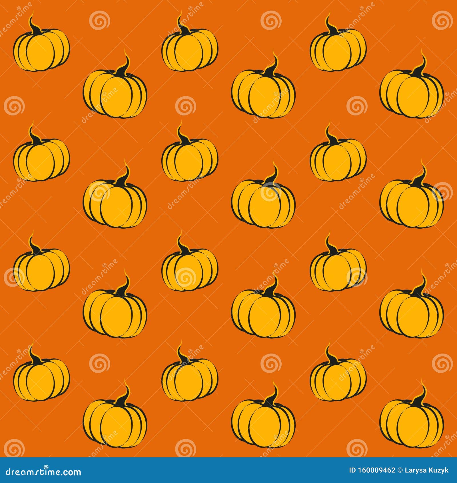 Vector Pattern for Halloween. Pumpkin. Vector Illustration Stock Vector ...
