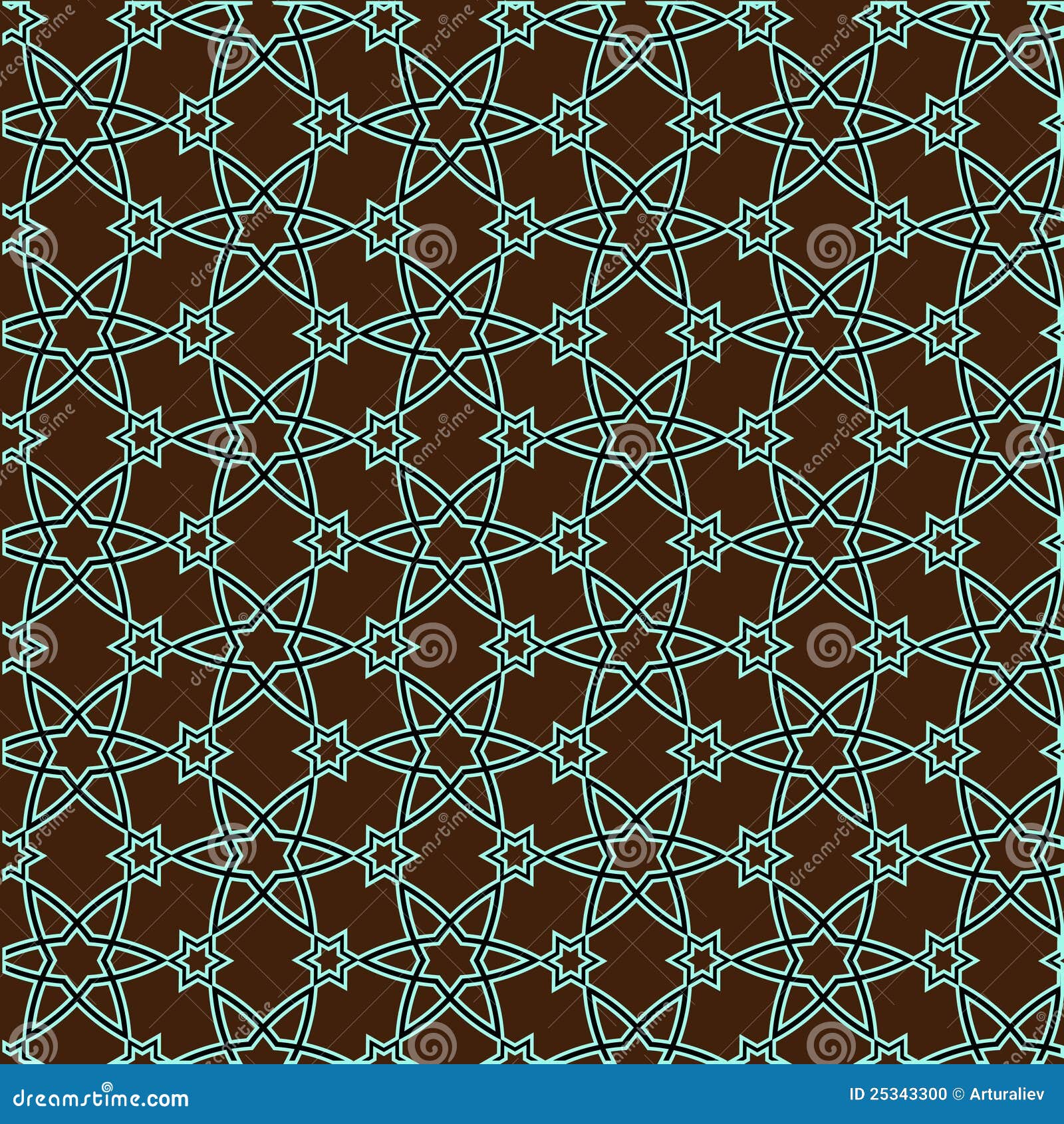 Vector Pattern on Islamic Motif Stock Vector - Illustration of ...