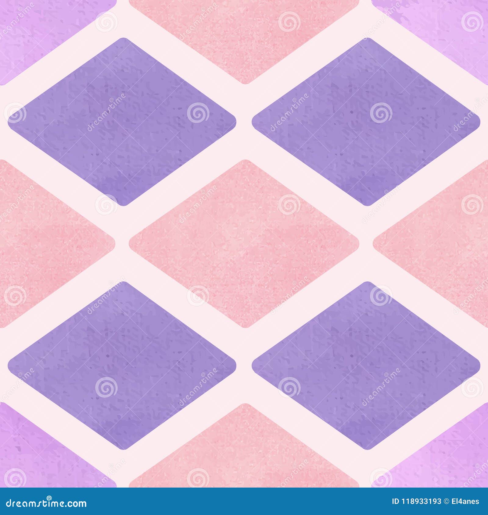 Vector Pattern with Purple Rhombus Stock Vector - Illustration of ...