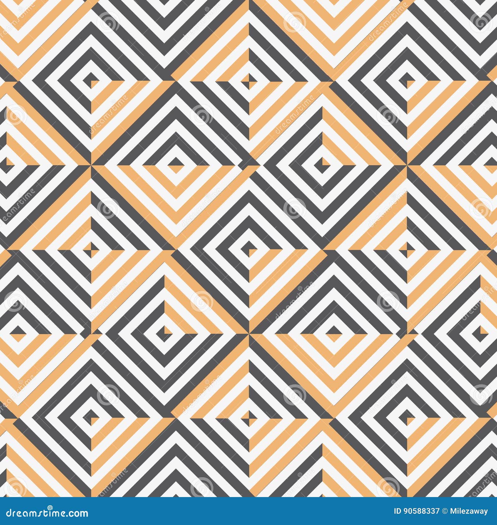 Vector Pattern, Repeating Stripe Square Diamond Shape in Two Color ...