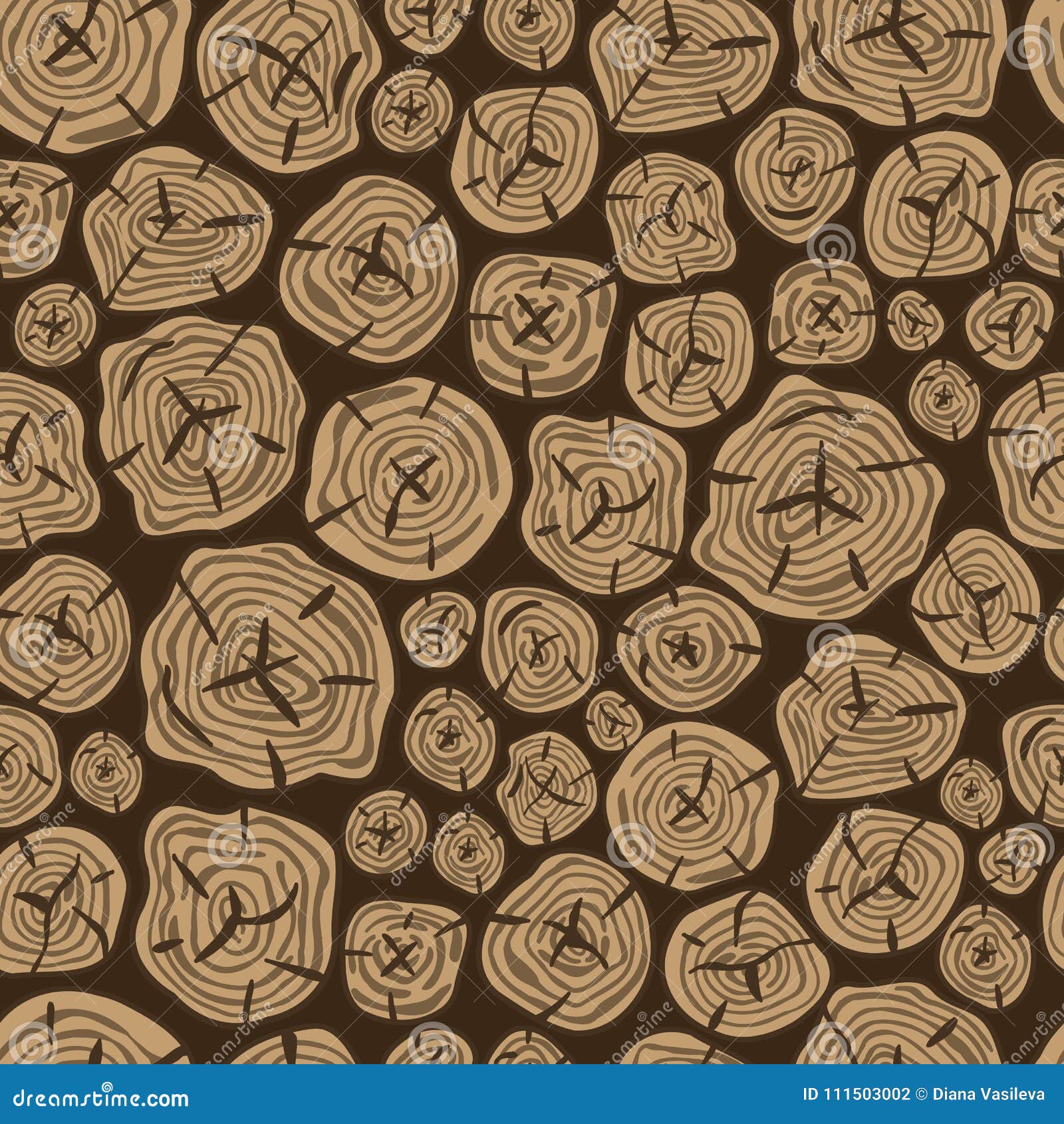 Vector Pattern Of Sawn Wood Picture. Image: 111503002