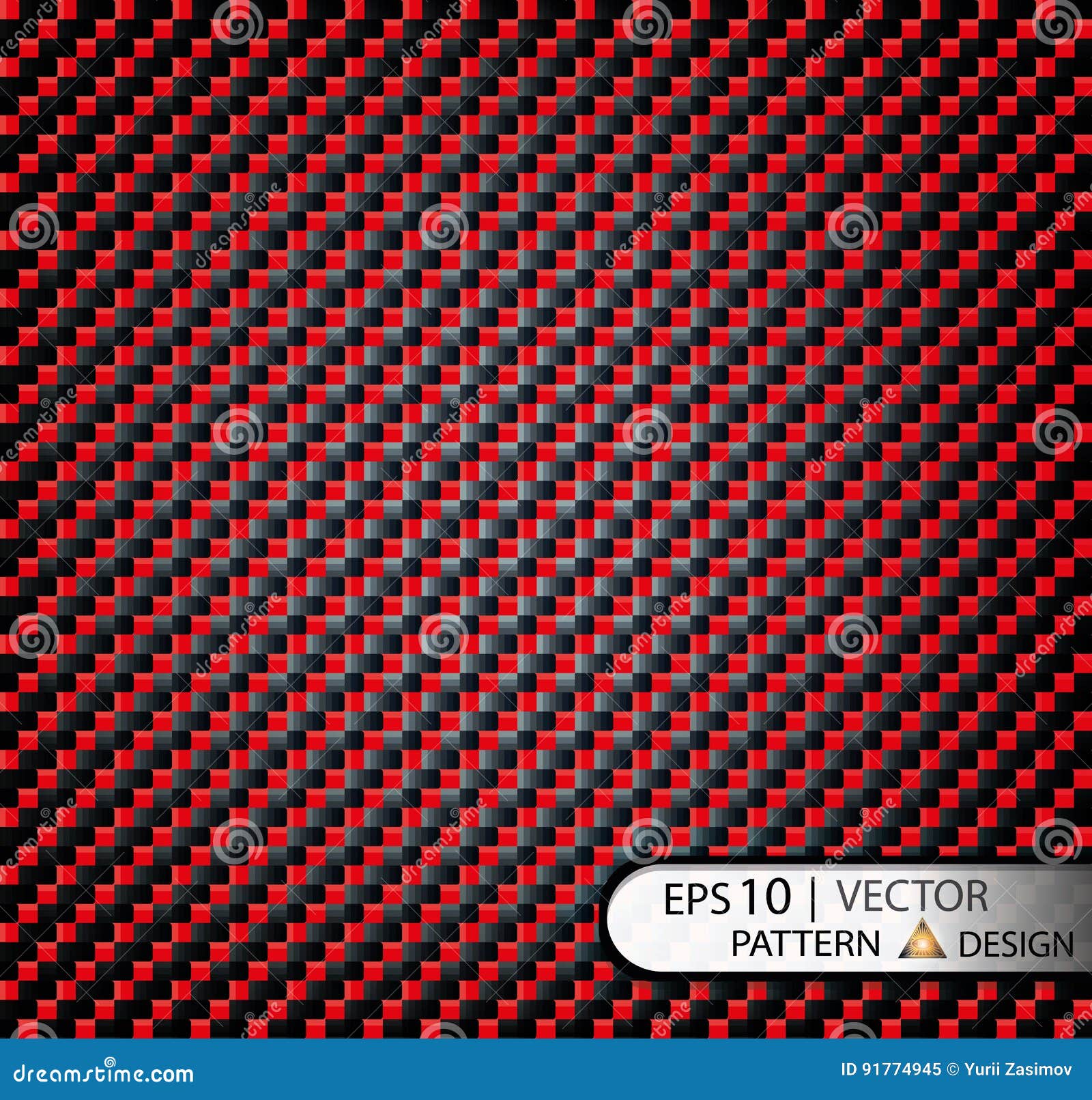 Vector Pattern Seamless Carbon Fiber Red Under Mask for the Production ...