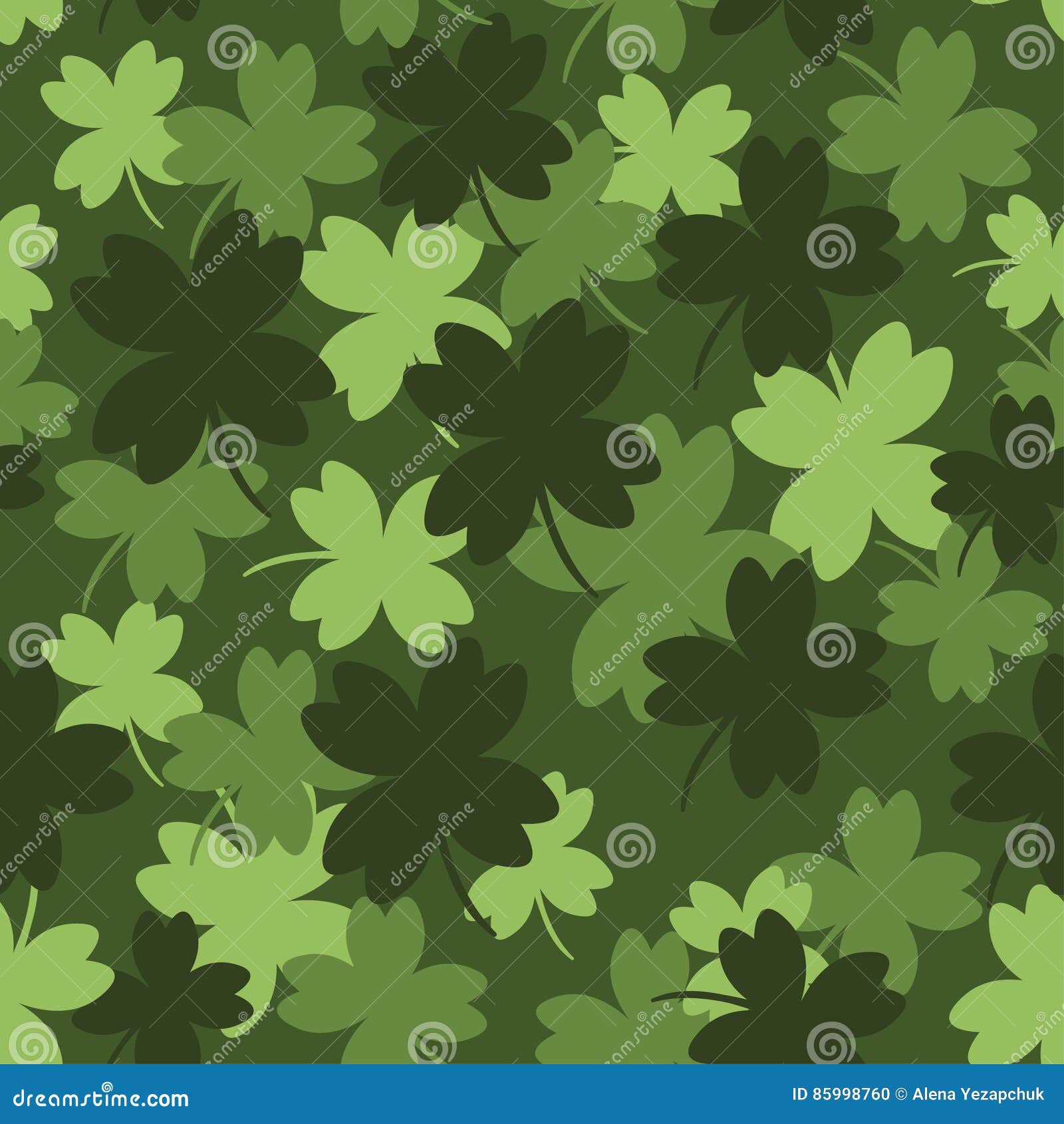 Shamrock Backgrounds Vector Pattern