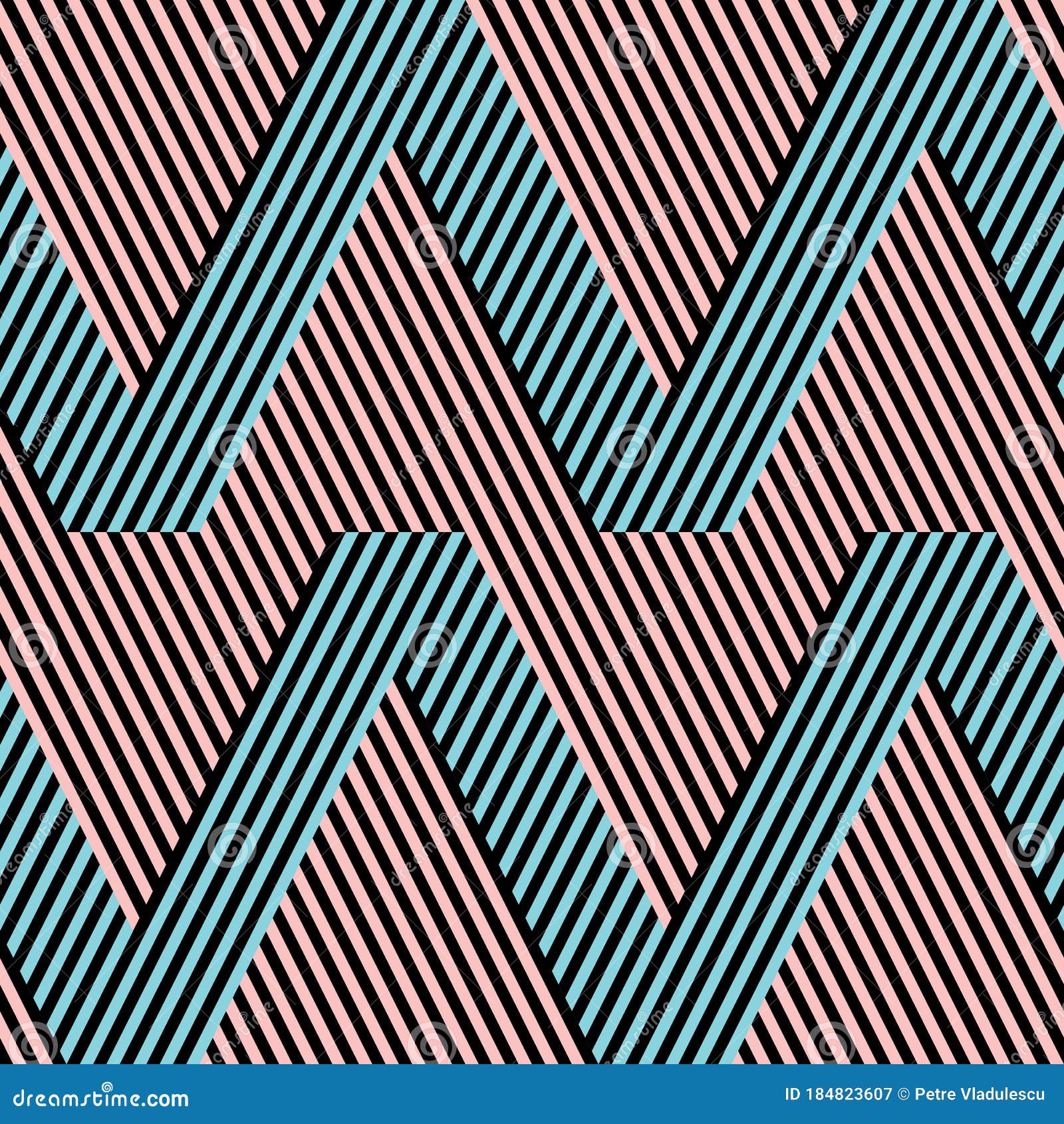 Vector Pattern with Slanting Colored Stripes, Modern Stylish Image ...