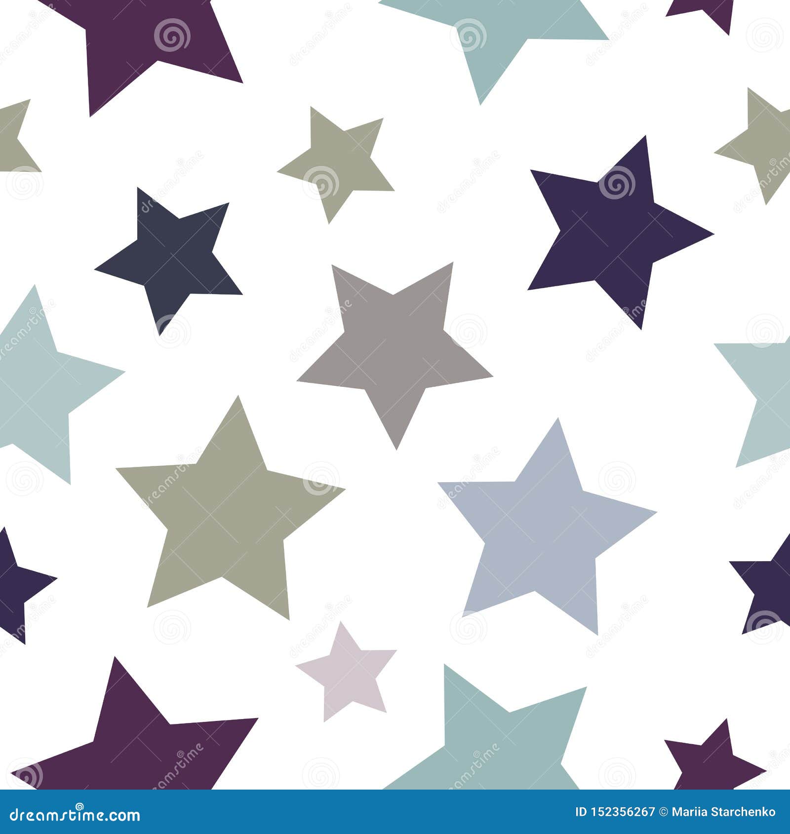Vector Pattern with a Star Symbol for Your Design Stock Vector ...