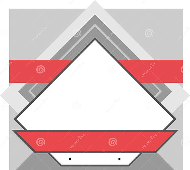 Vector Pattern Triangular Design Frame for Text Stock Vector ...