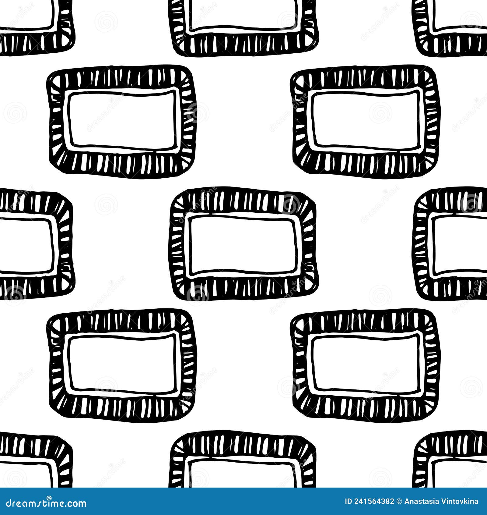 A Pattern of Uneven Rectangles with Strokes. an Abstract Pattern of ...