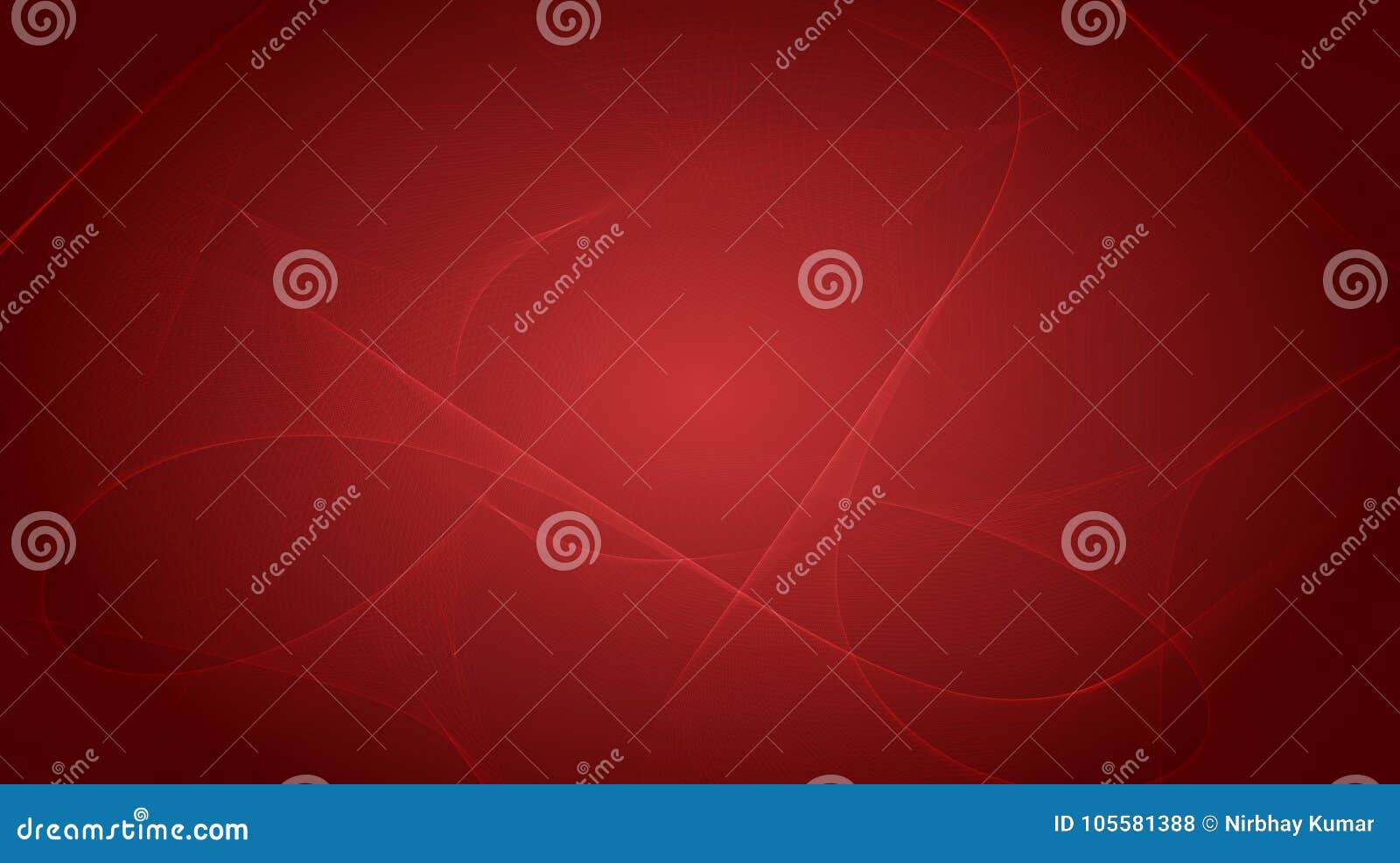 Abstract Smooth Red Background with Shining Line of Light Stock Vector ...