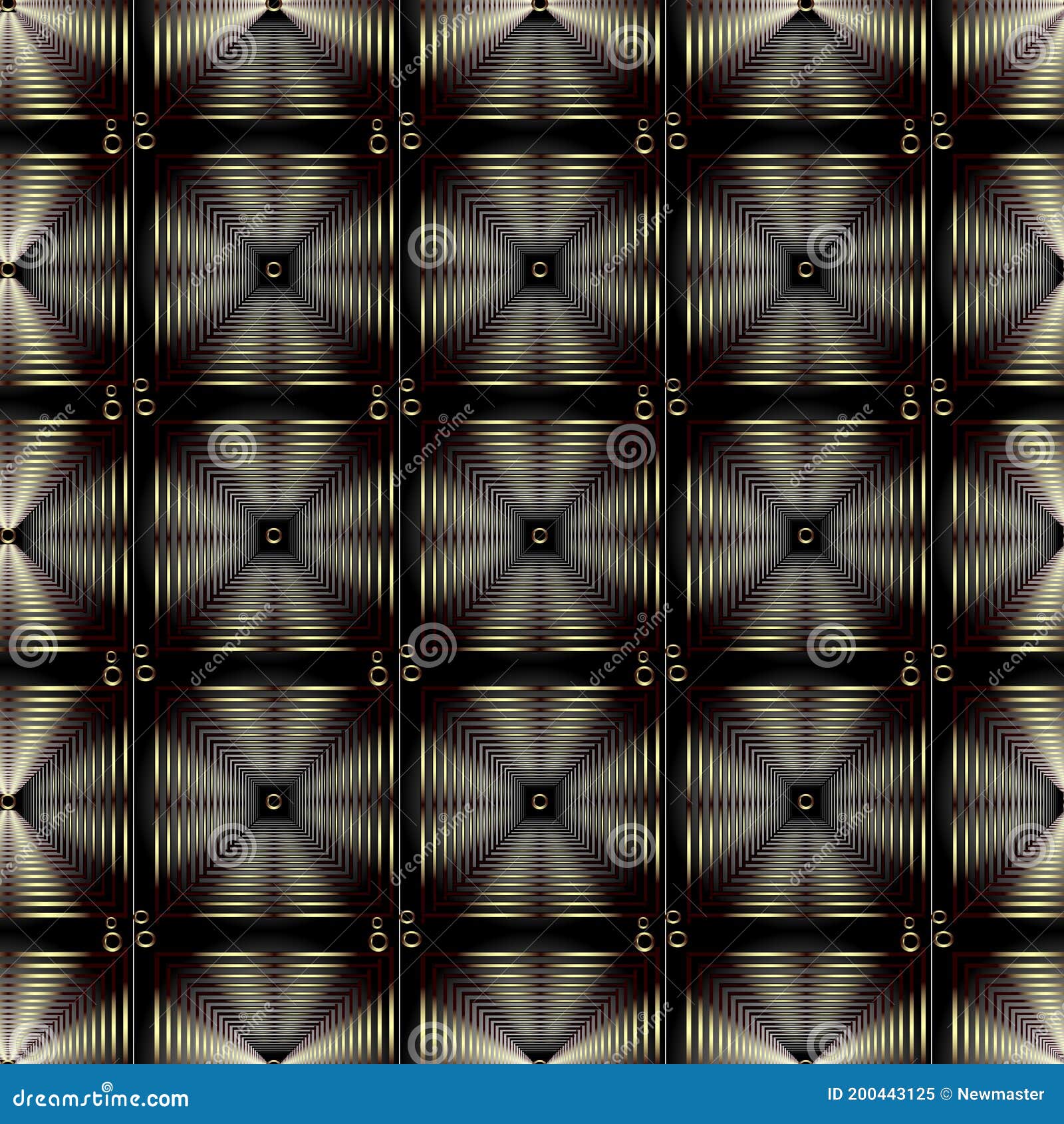 Vector patterned frame stock vector. Illustration of fabric - 200443125