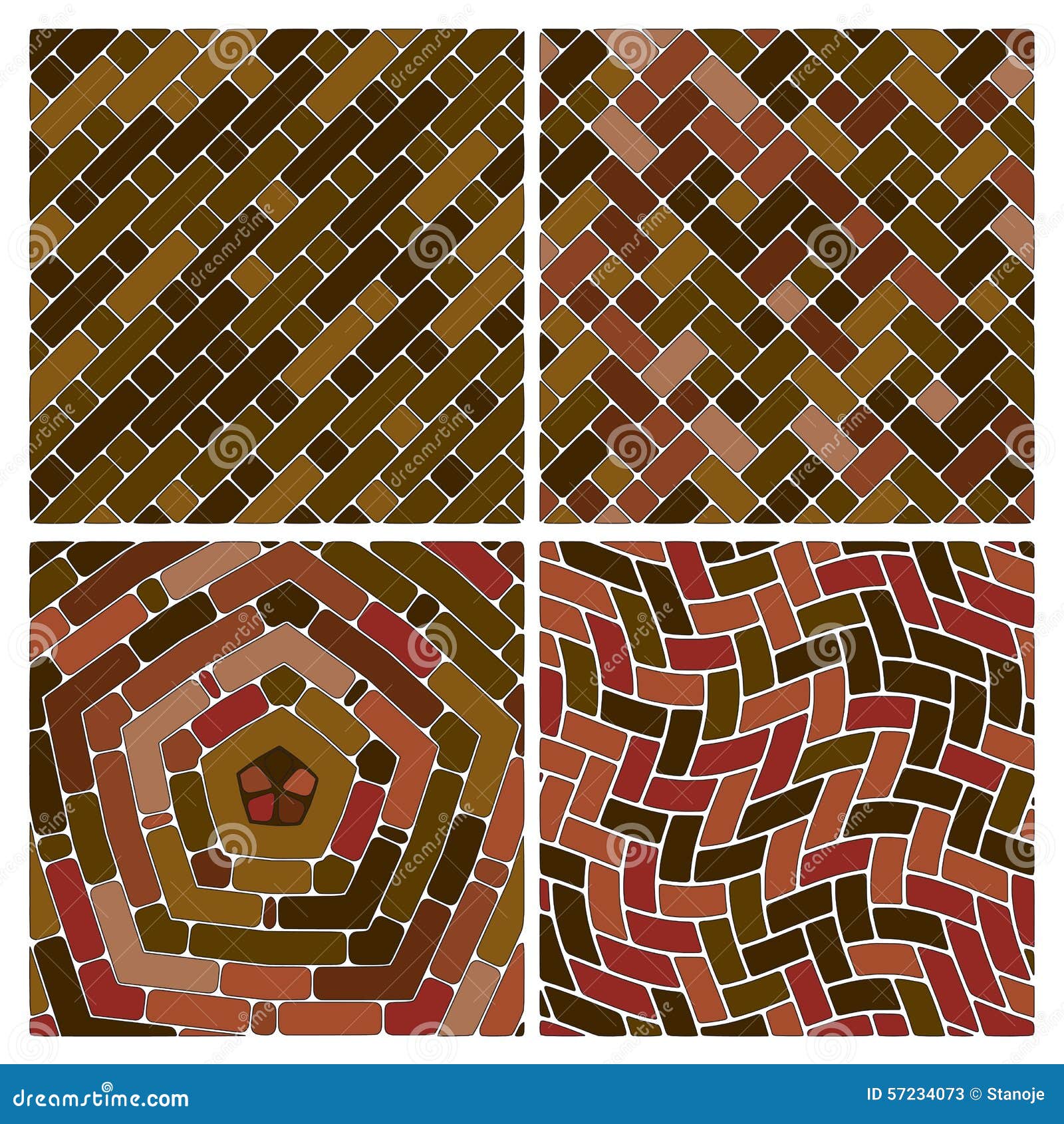 Vector paving tile stock vector. Illustration of drawing - 57234073