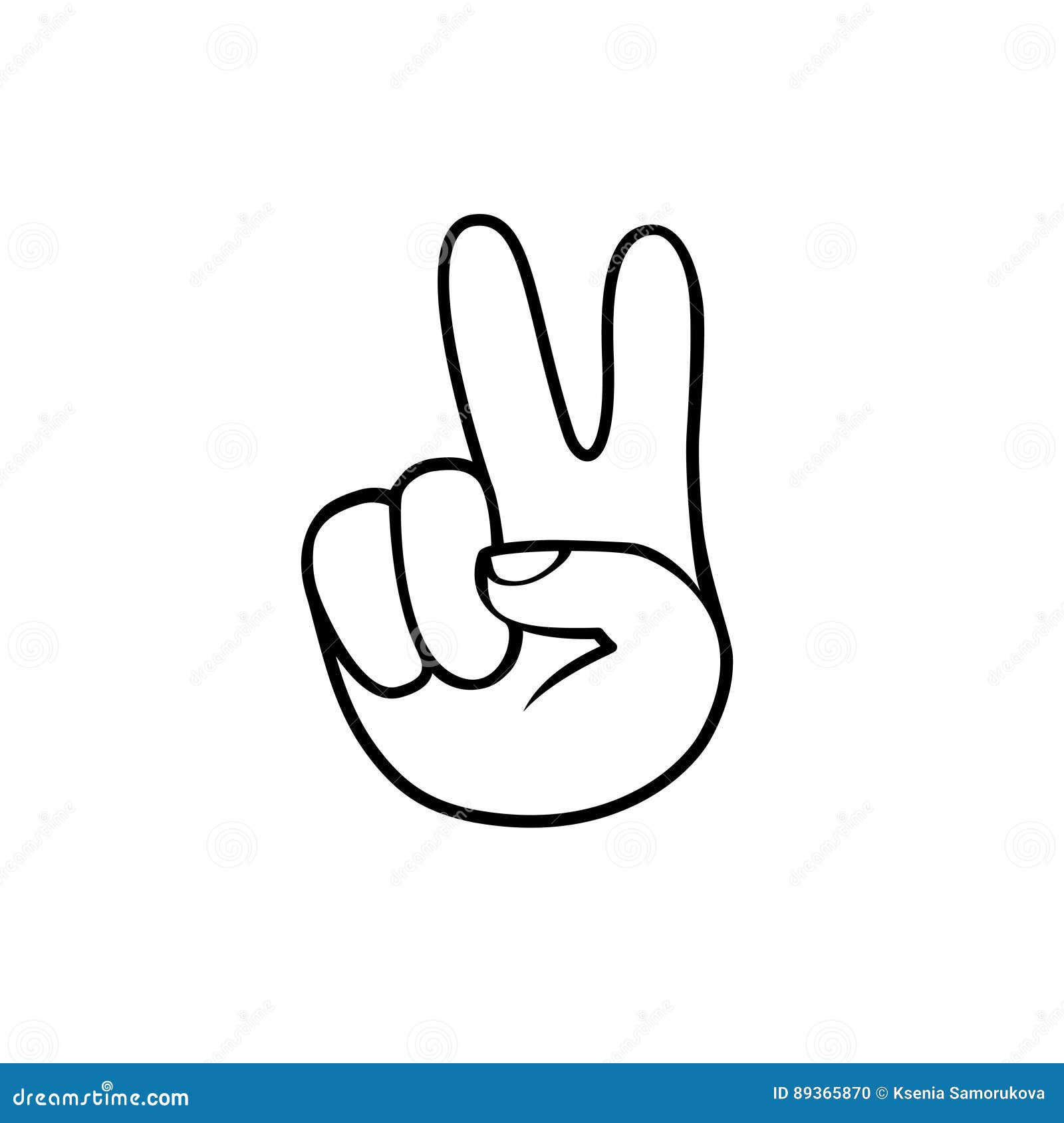 Vector Peace Symbol Made Of Hippie Theme Pacifism Sign Style Seamless ...