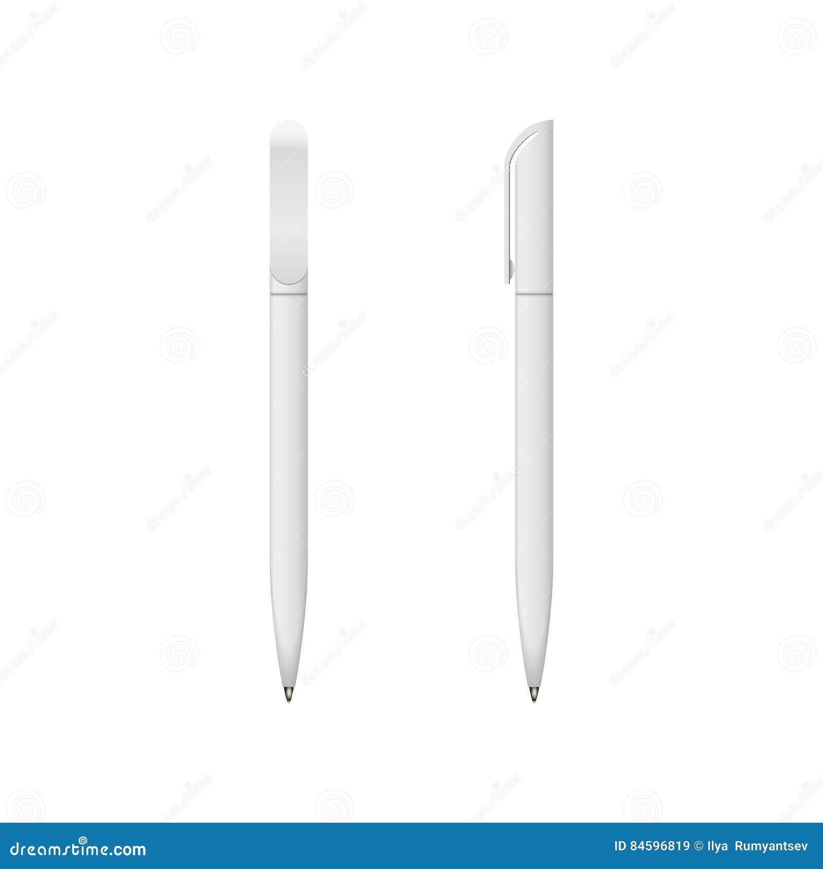 Vector pen template set stock vector. Illustration of office - 84596819