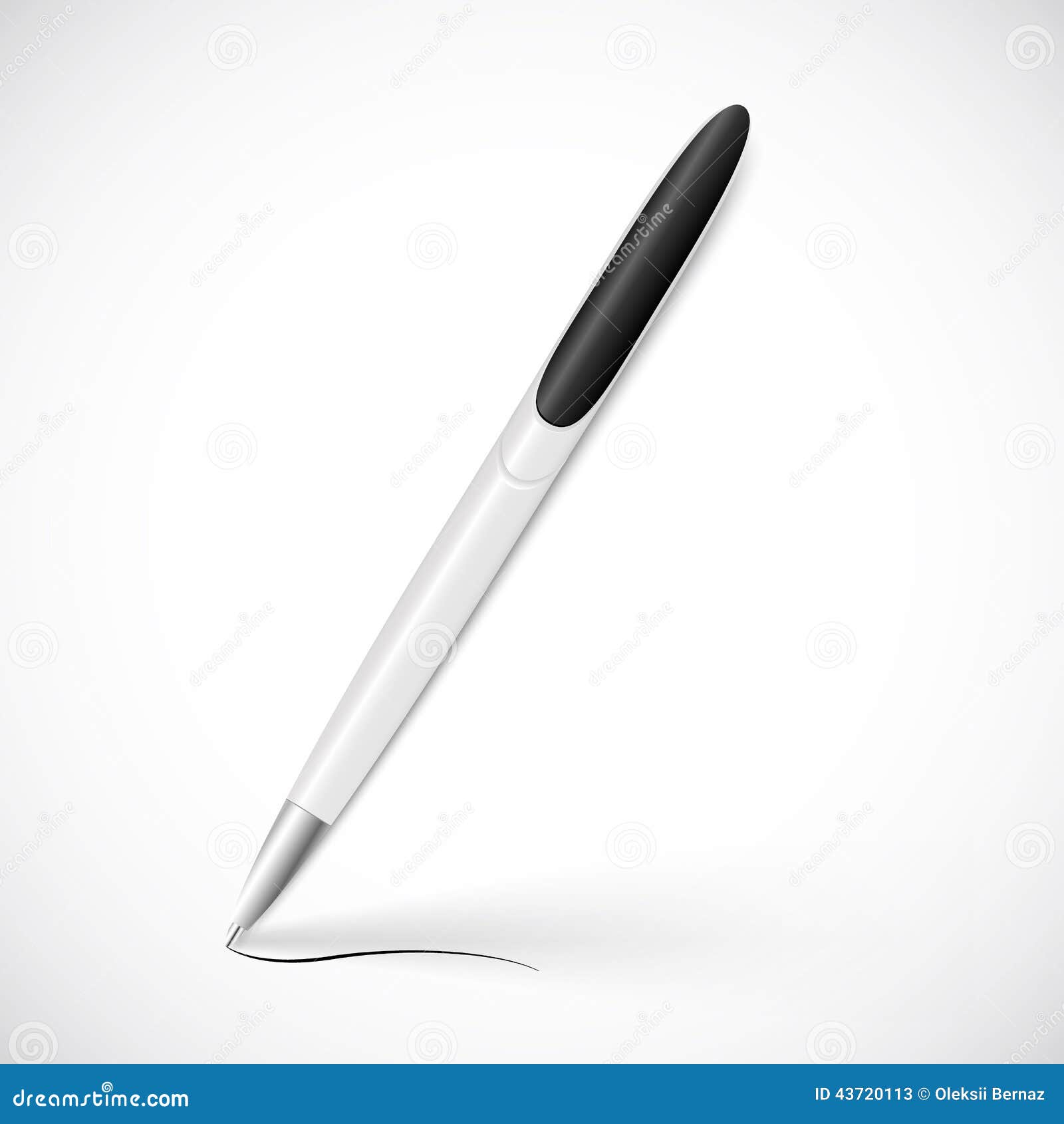 Vector Pen Template for Your Branding Stock Vector - Illustration of ...