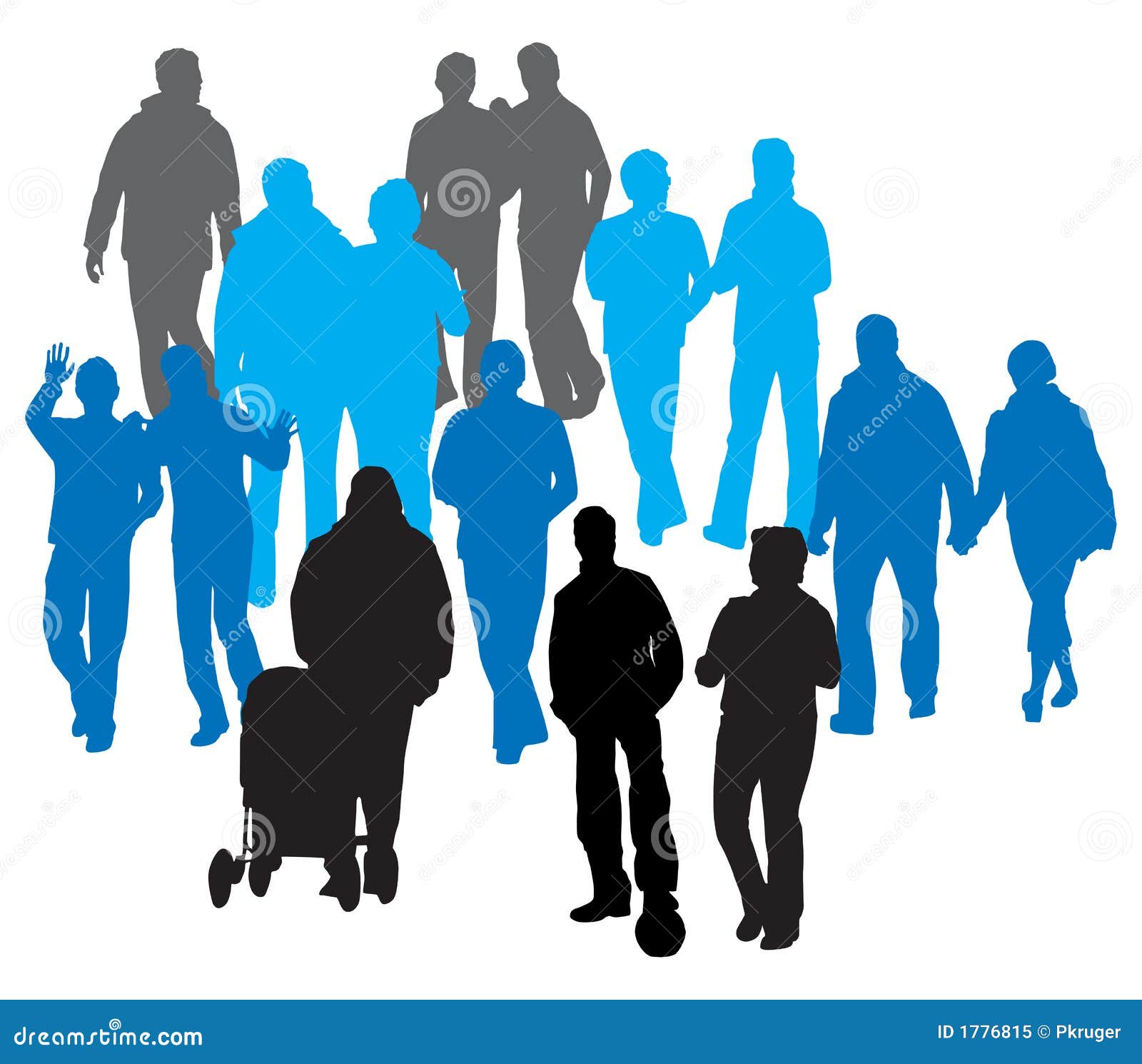 Vector people stock vector. Illustration of father, city - 1776815