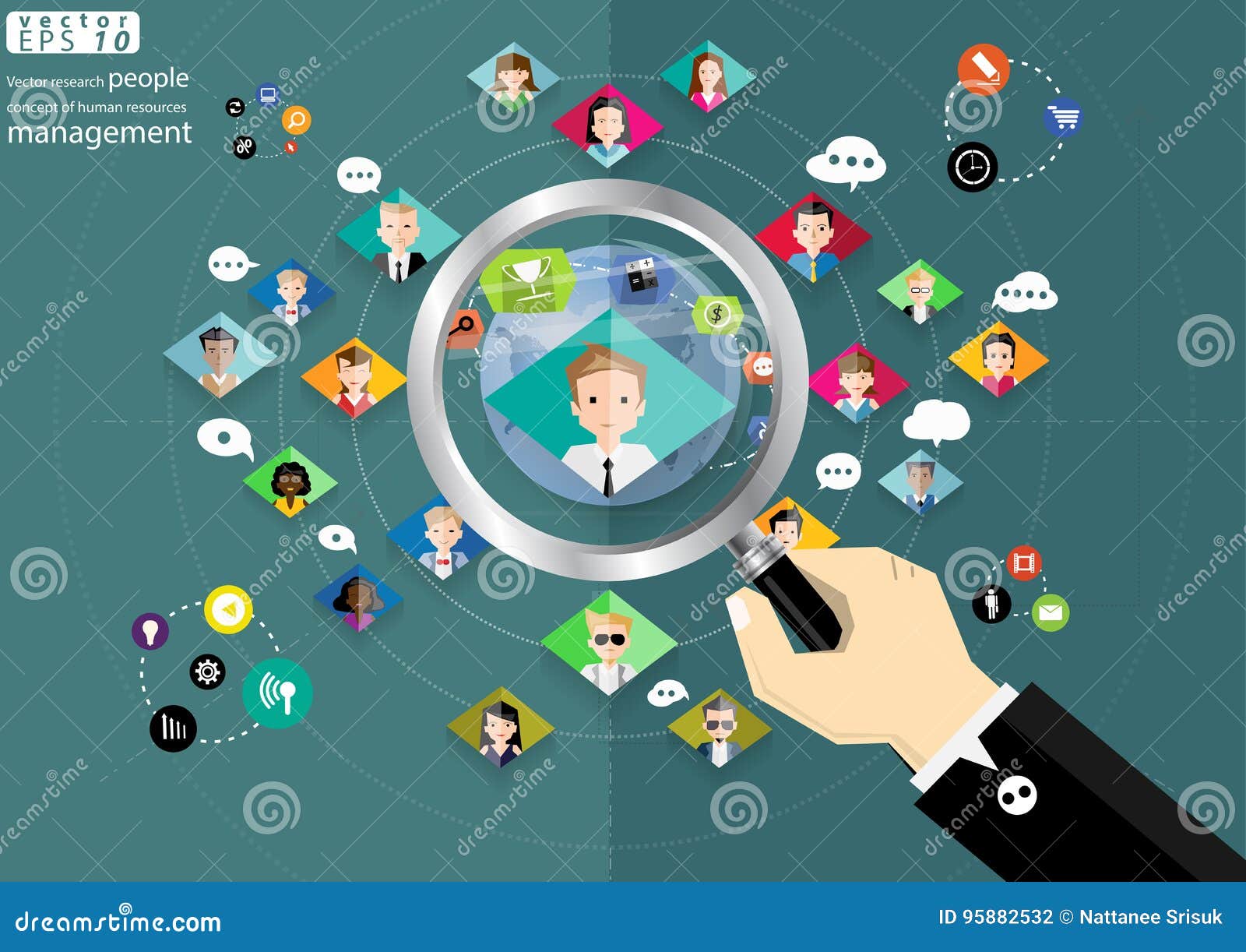 People Business Team Work Technology Communication Across World Modern ...