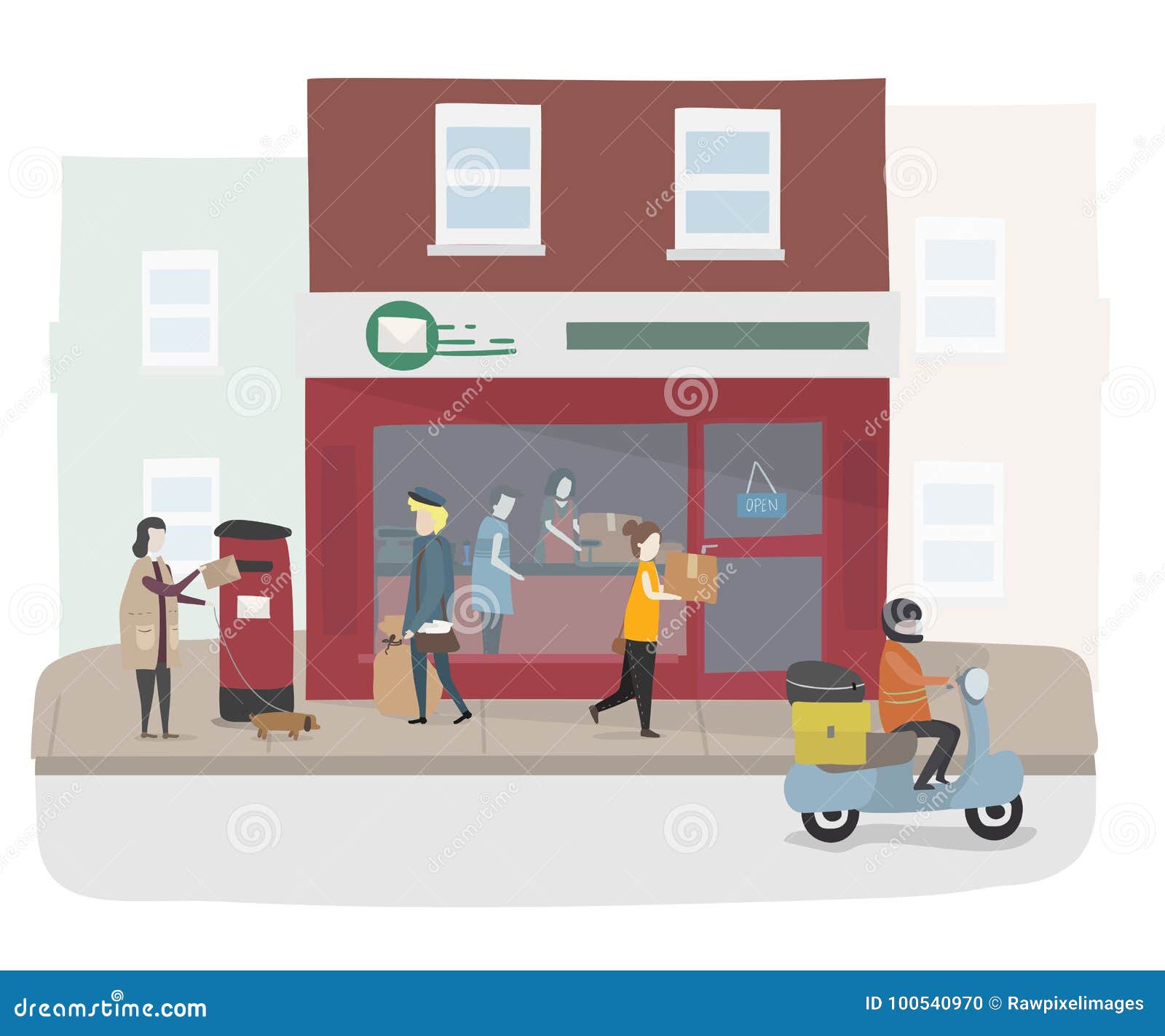 Vector of People Doing Their daily Job Stock Vector - Illustration of ...