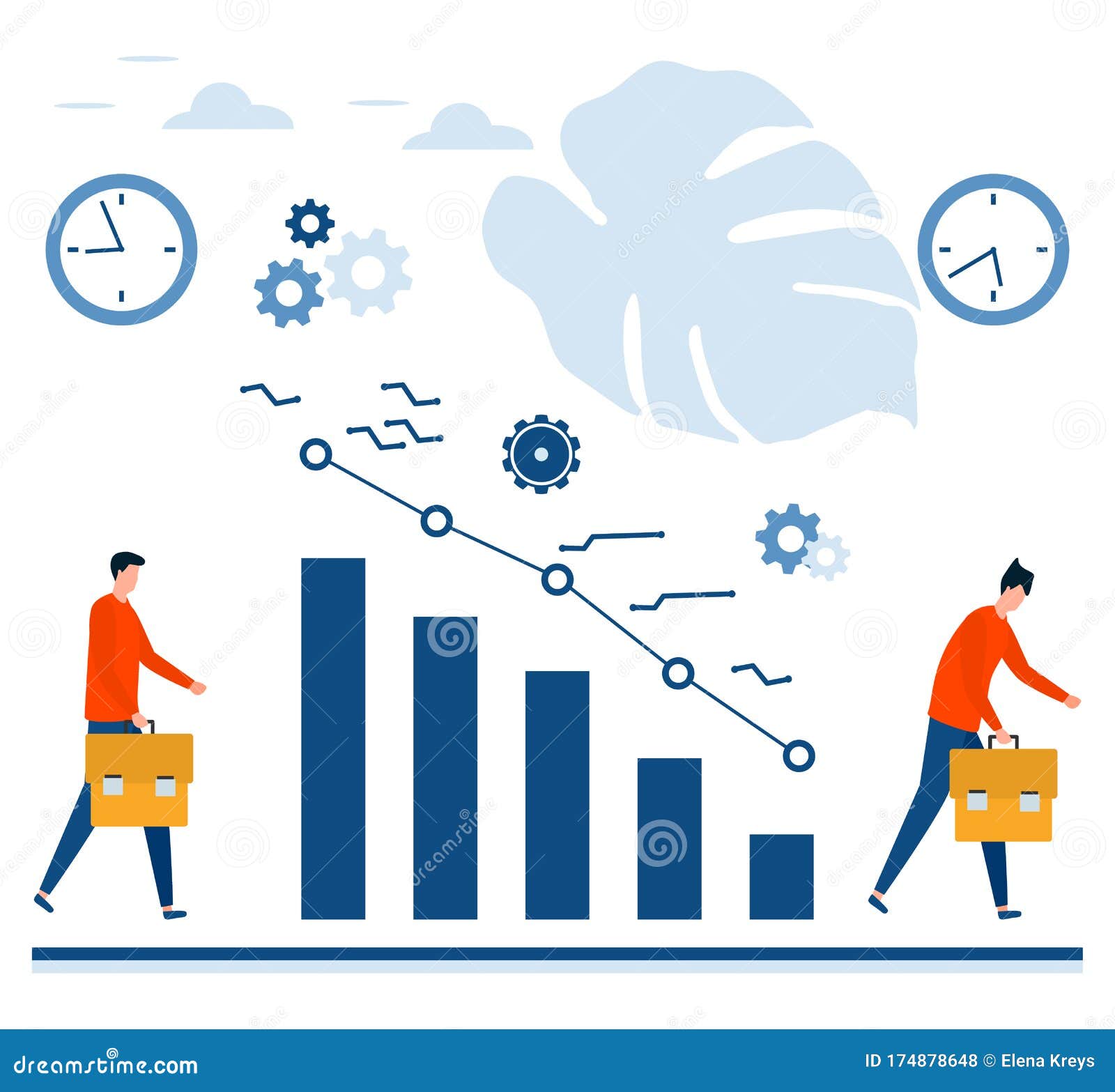 Vector People Job Worker Performance Productivity Stock Vector ...