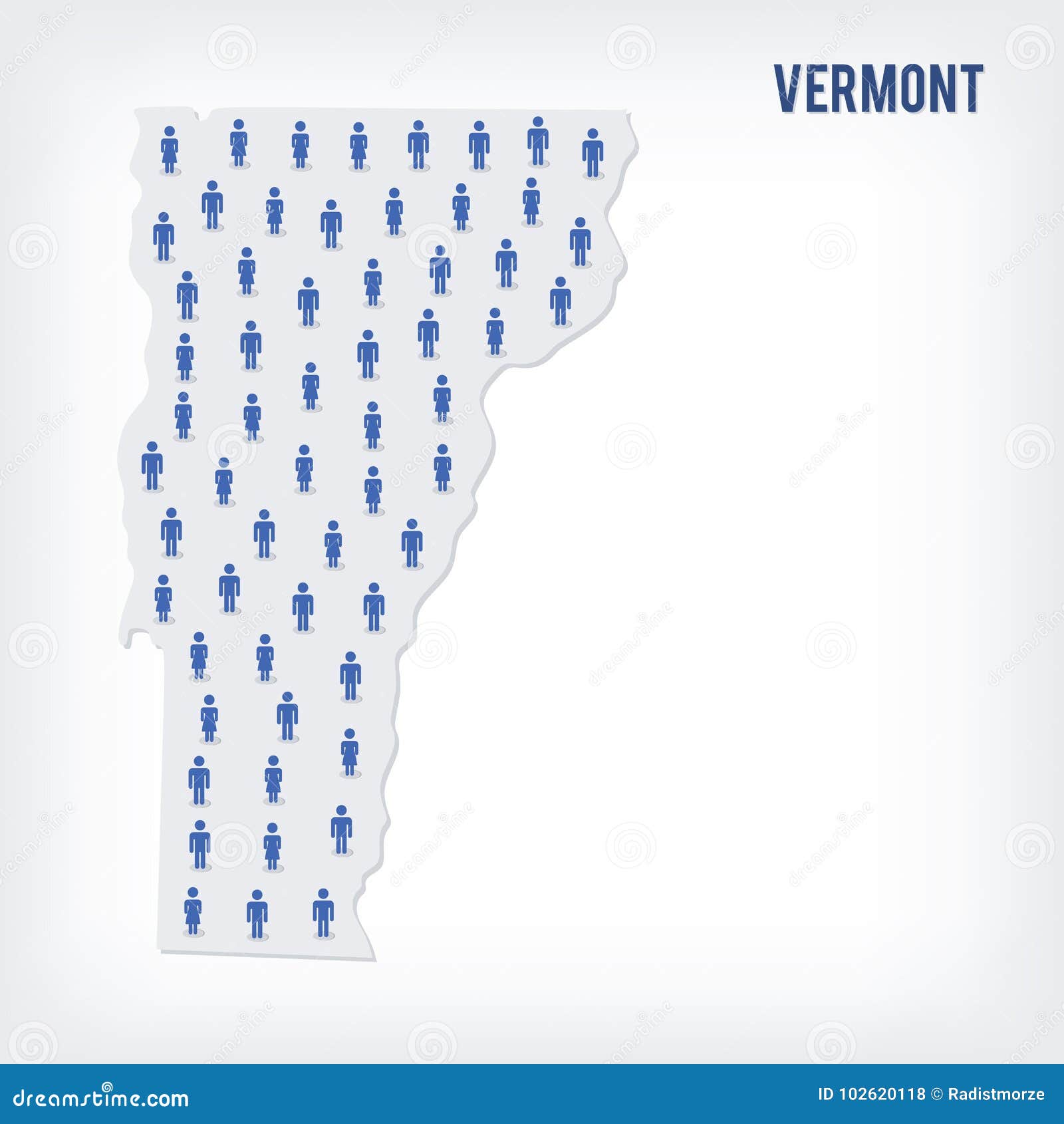 Utah People Map. Detailed Vector Silhouette. Mixed Crowd Of Men And ...