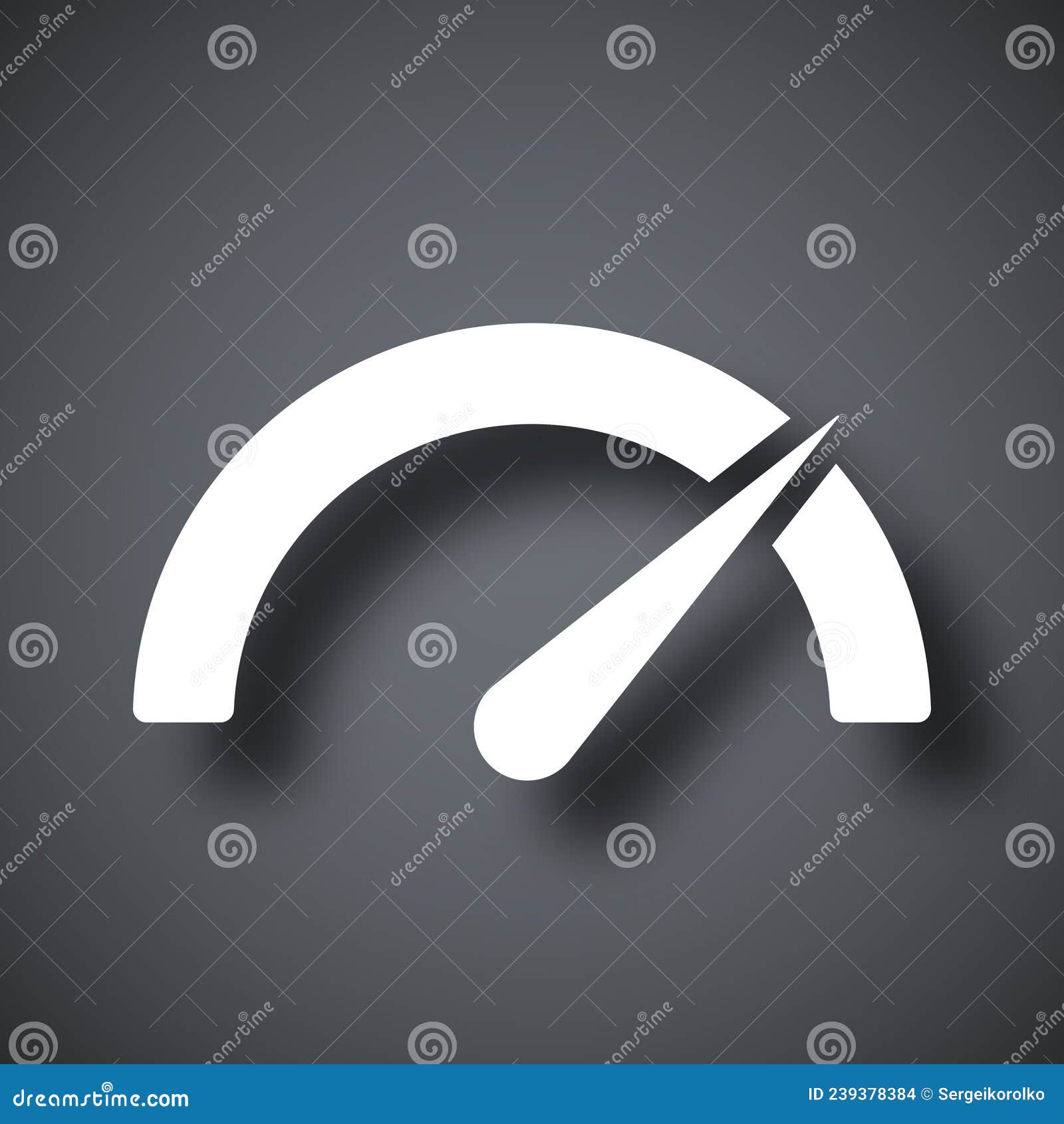 Vector Performance Measurement Icon Stock Vector - Illustration of ...