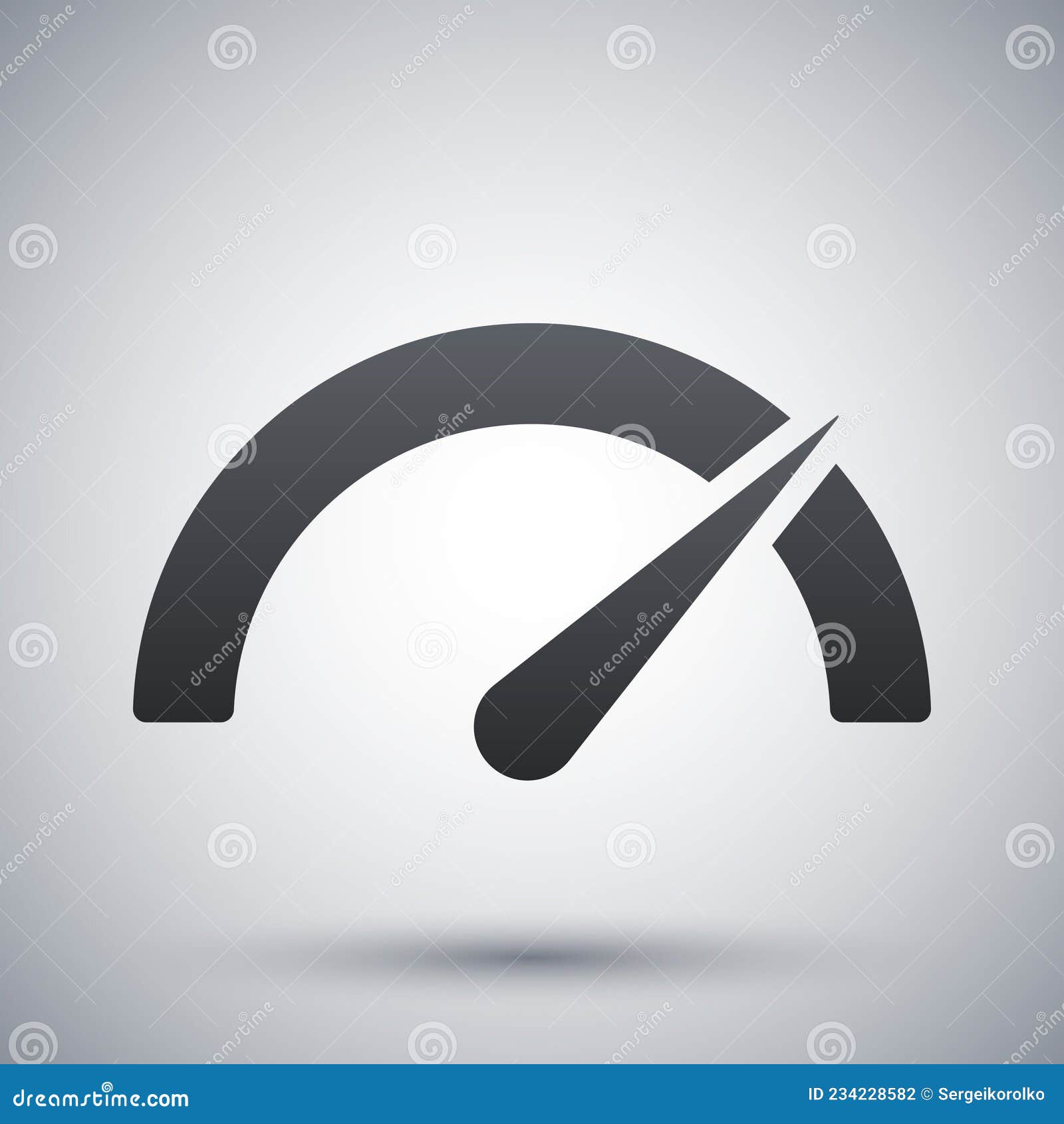Vector Performance Measurement Icon Stock Vector - Illustration of ...
