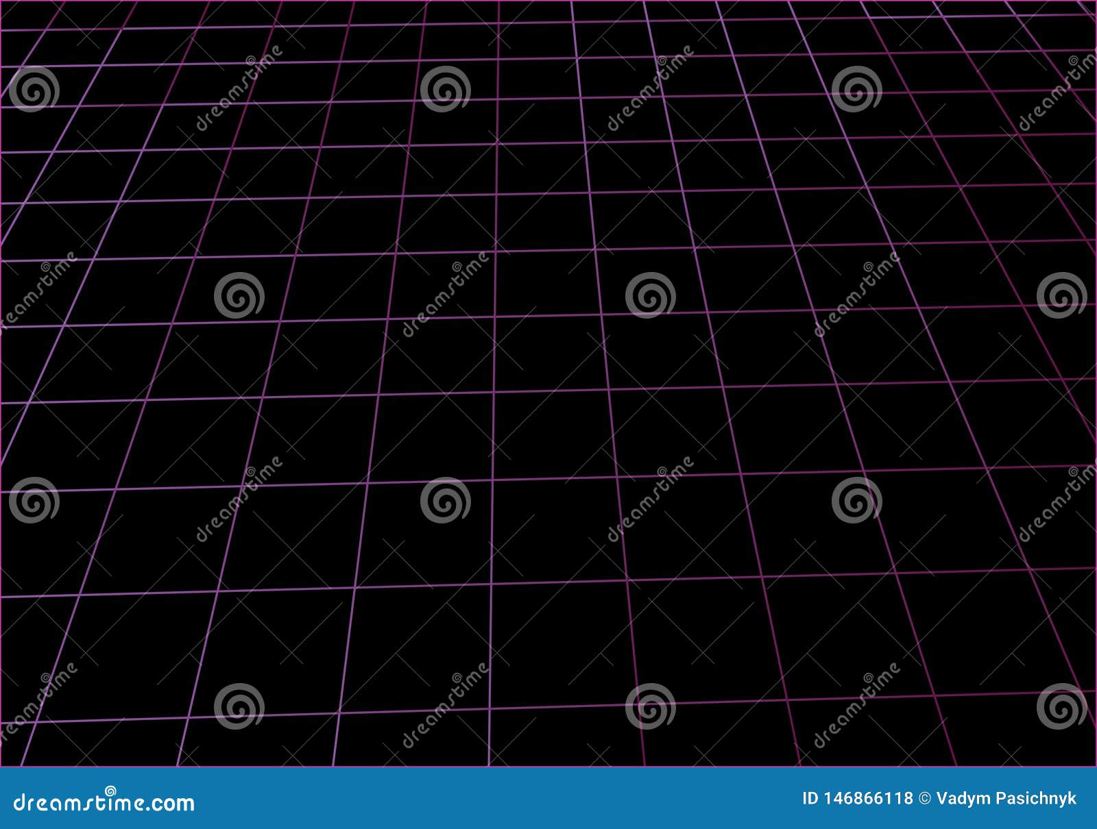 Vector Perspective Grid. Abstract Mesh Background. Polygonal Mountains ...