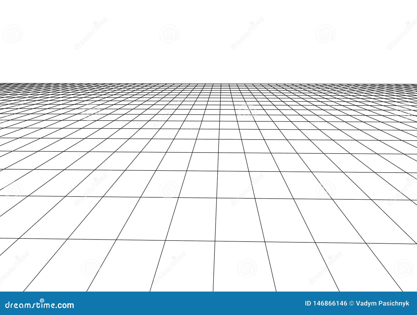 Vector Perspective Grid. Abstract Mesh Background. Polygonal Mountains ...