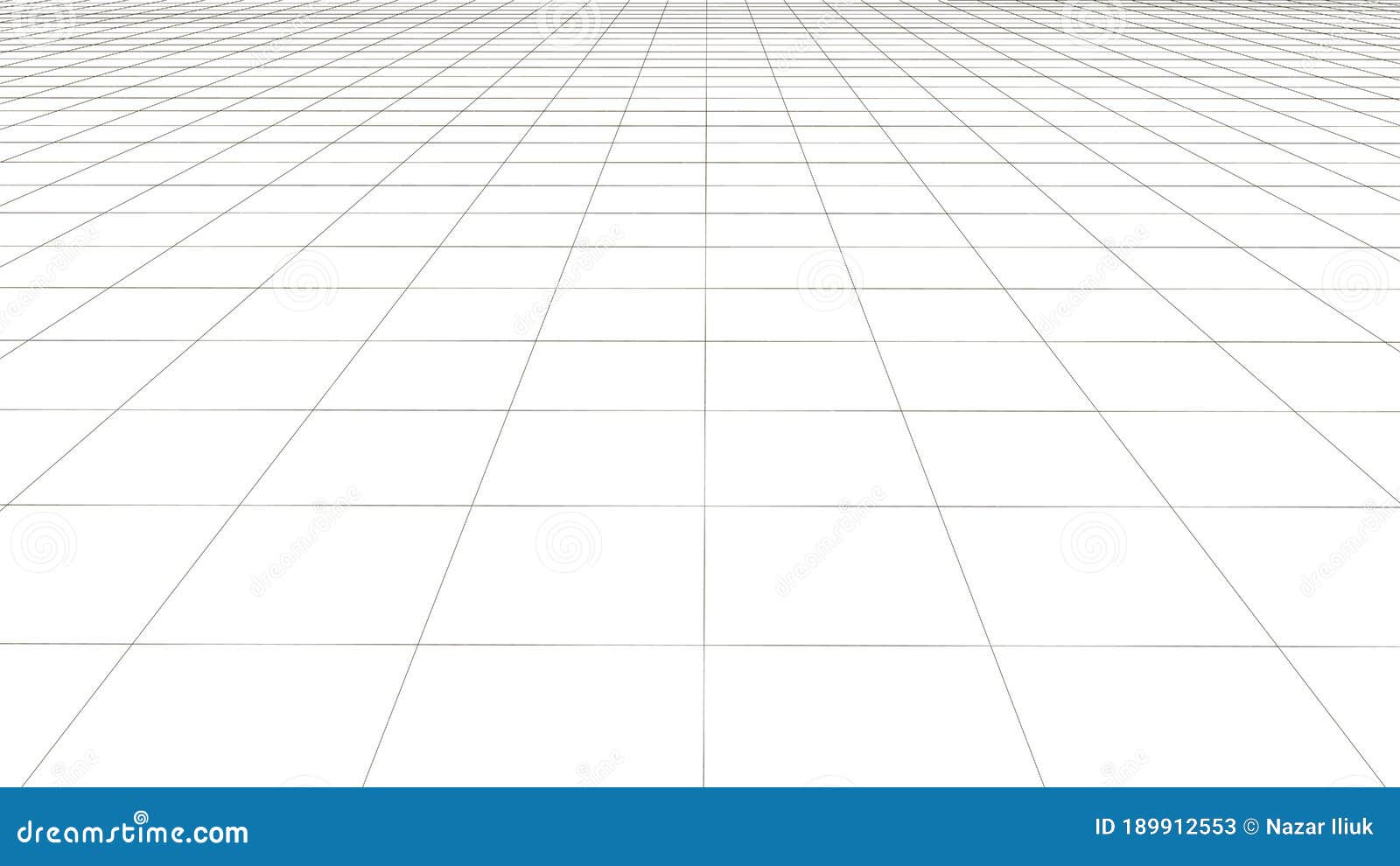 Vector Perspective Grid. Detailed Lines on White Background Stock ...