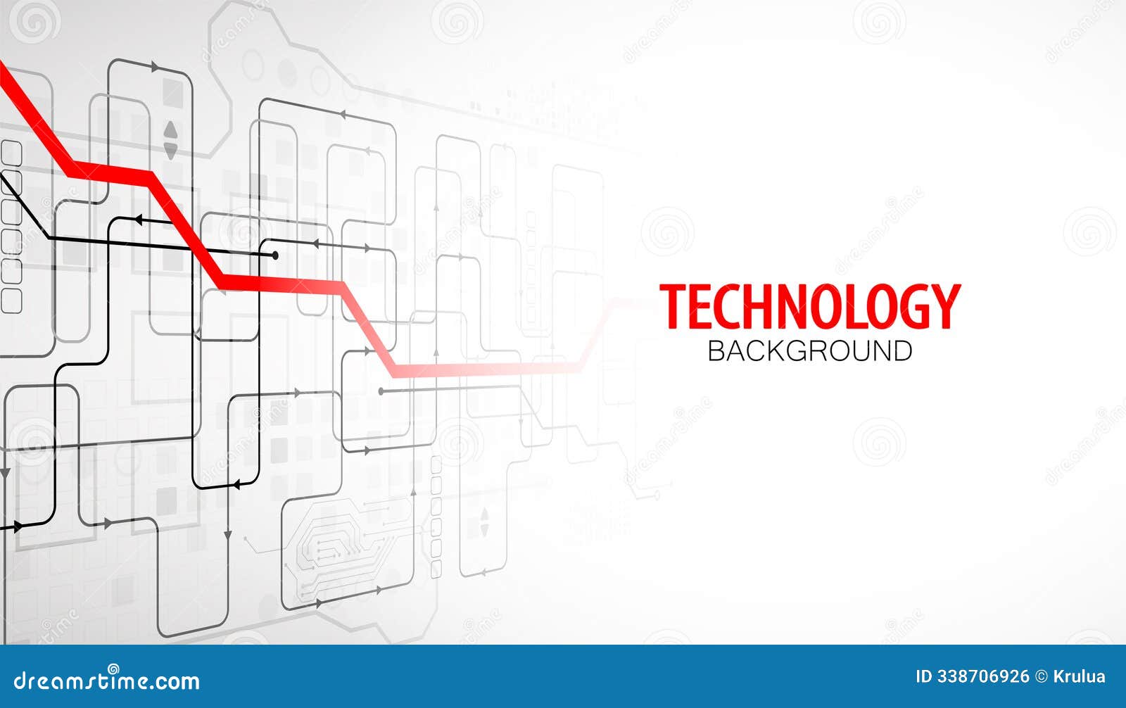 Vector Perspective Illustration, Hi-tech Digital Technology and ...